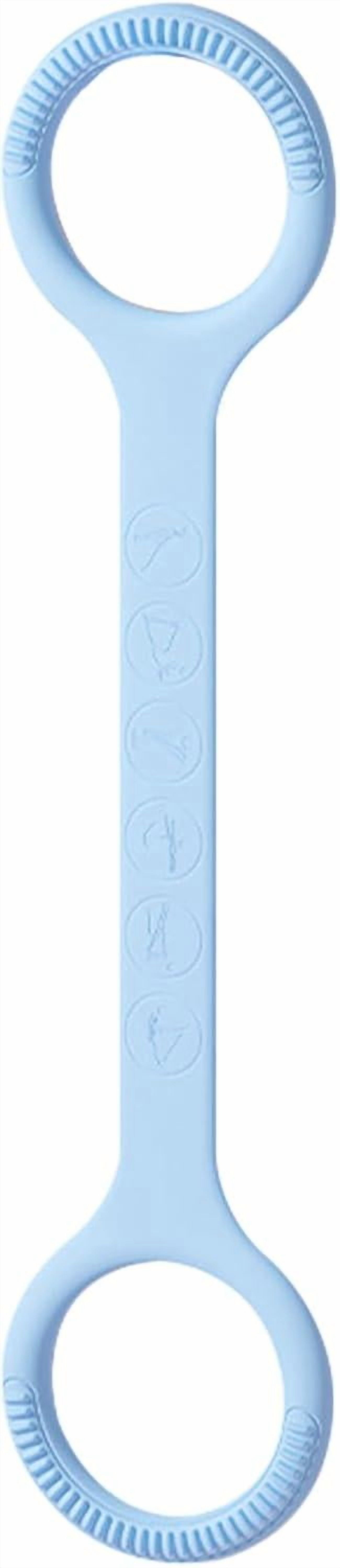 Resistance Band, 15 LB Silicone Exercise Band with Handles, Figure 8 ...