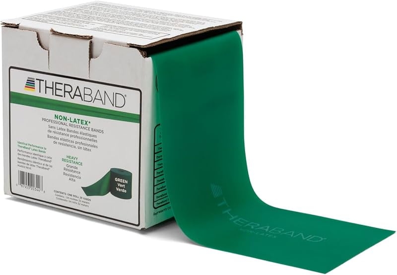 Resistance Band 25 Yard Roll, Non-Latex Professional Elastic Stretch ...