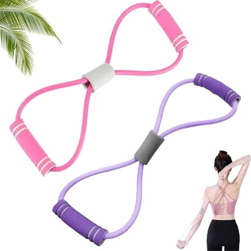 Resistance Band with Handles, 2025 New Neck and Shoulder Relaxer ...