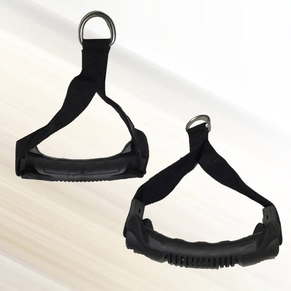 OUNONA 2pcs D Rope Handle for Arm Tricep Pulldown Training with V Bar ...