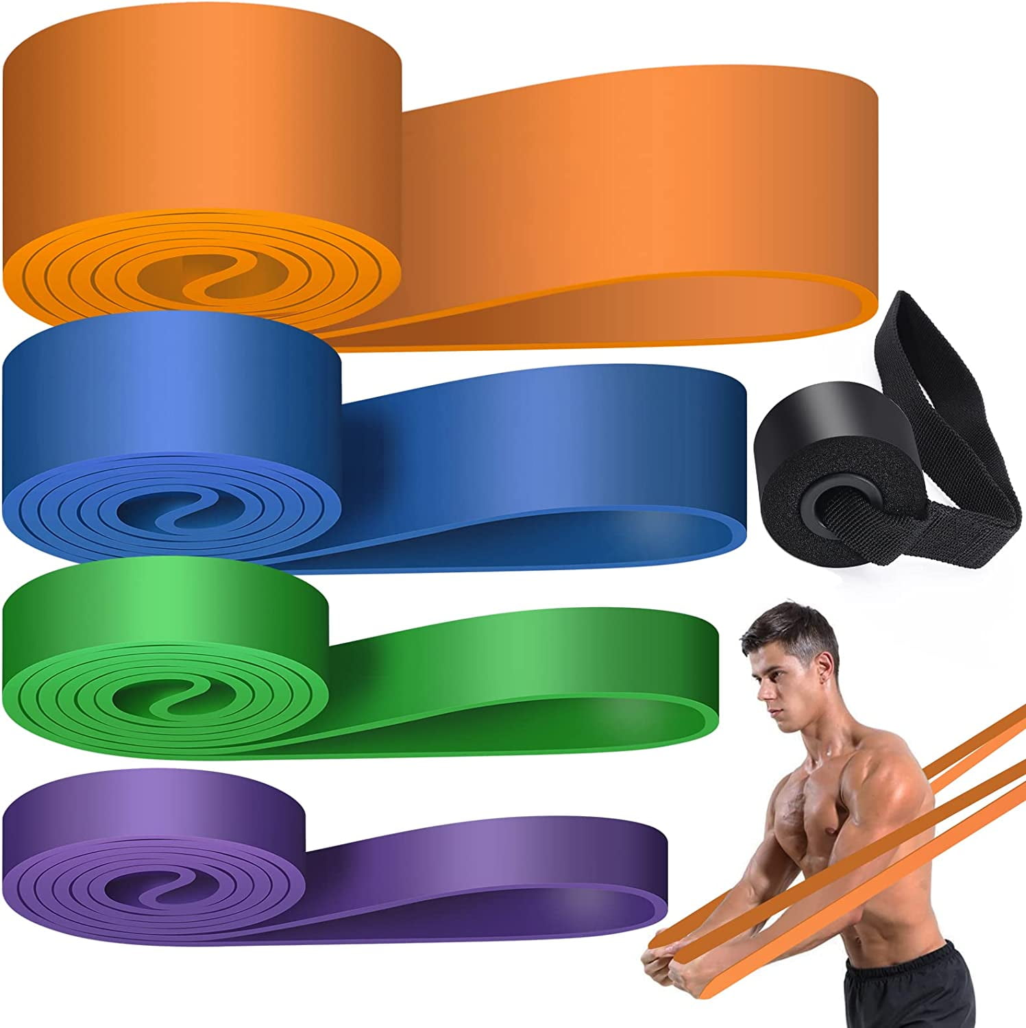 Resistance Band,Pull Up Assistance Bands, Workout Bands, Exercise Bands ...