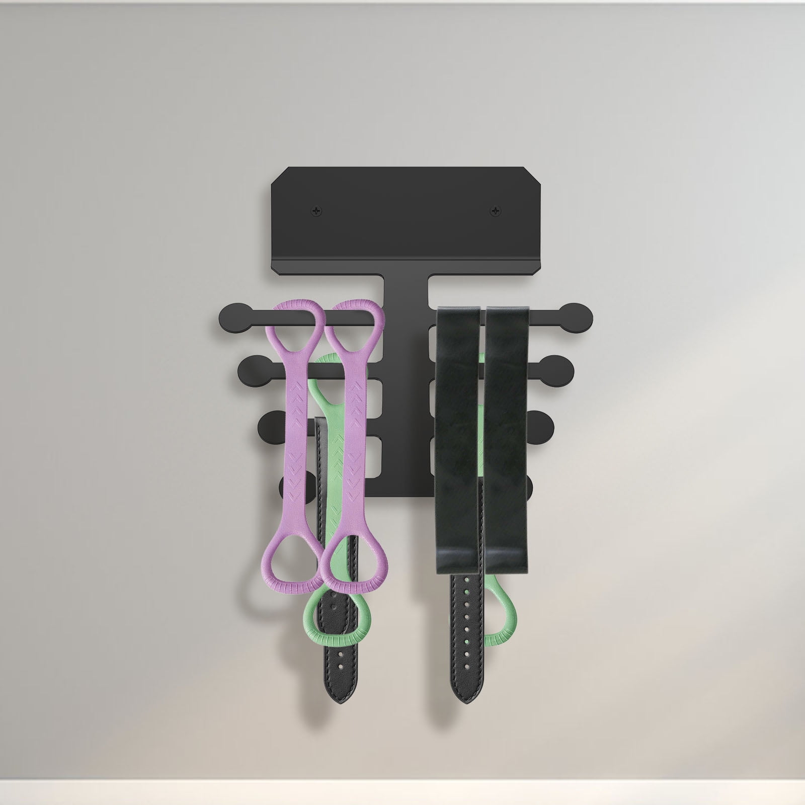 Resistance Band Rack Wall Mount Resistance Band Storage Hanger Metal ...