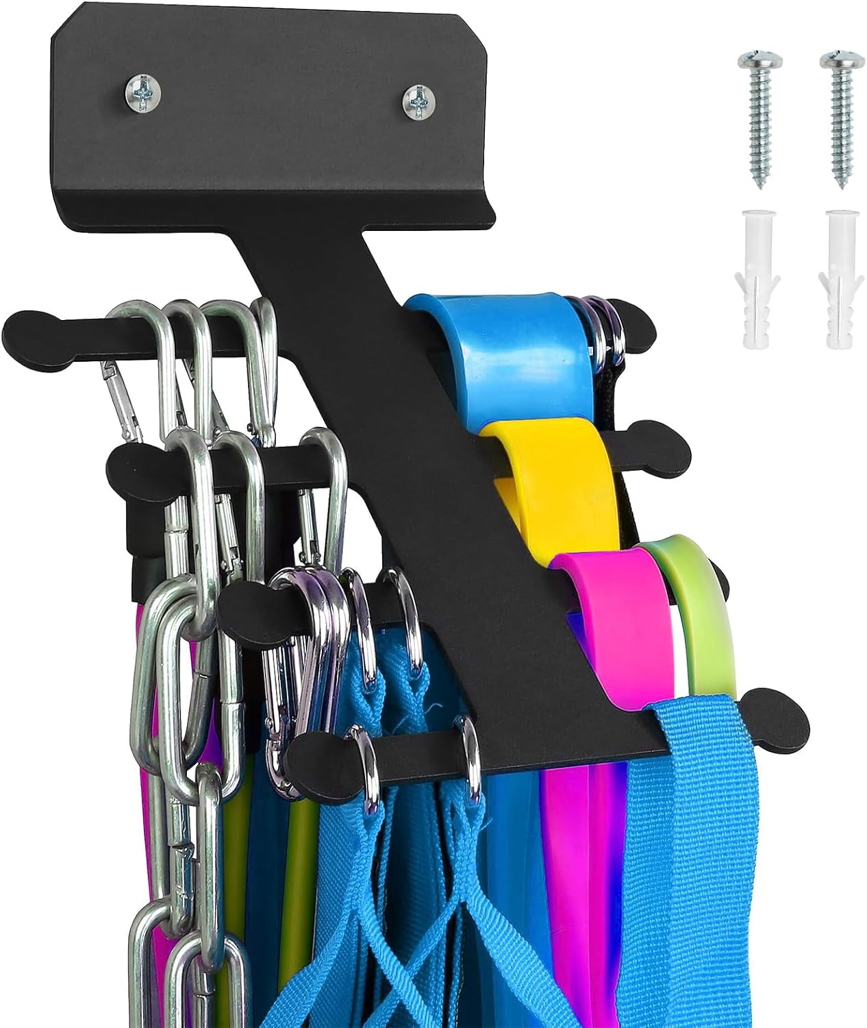 Resistance Band Storage Rack, Fitness Band Rack, Equipment Organizer ...
