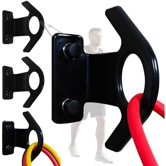 Resistance Band Wall Mounts and Accessories for Home Fitness
