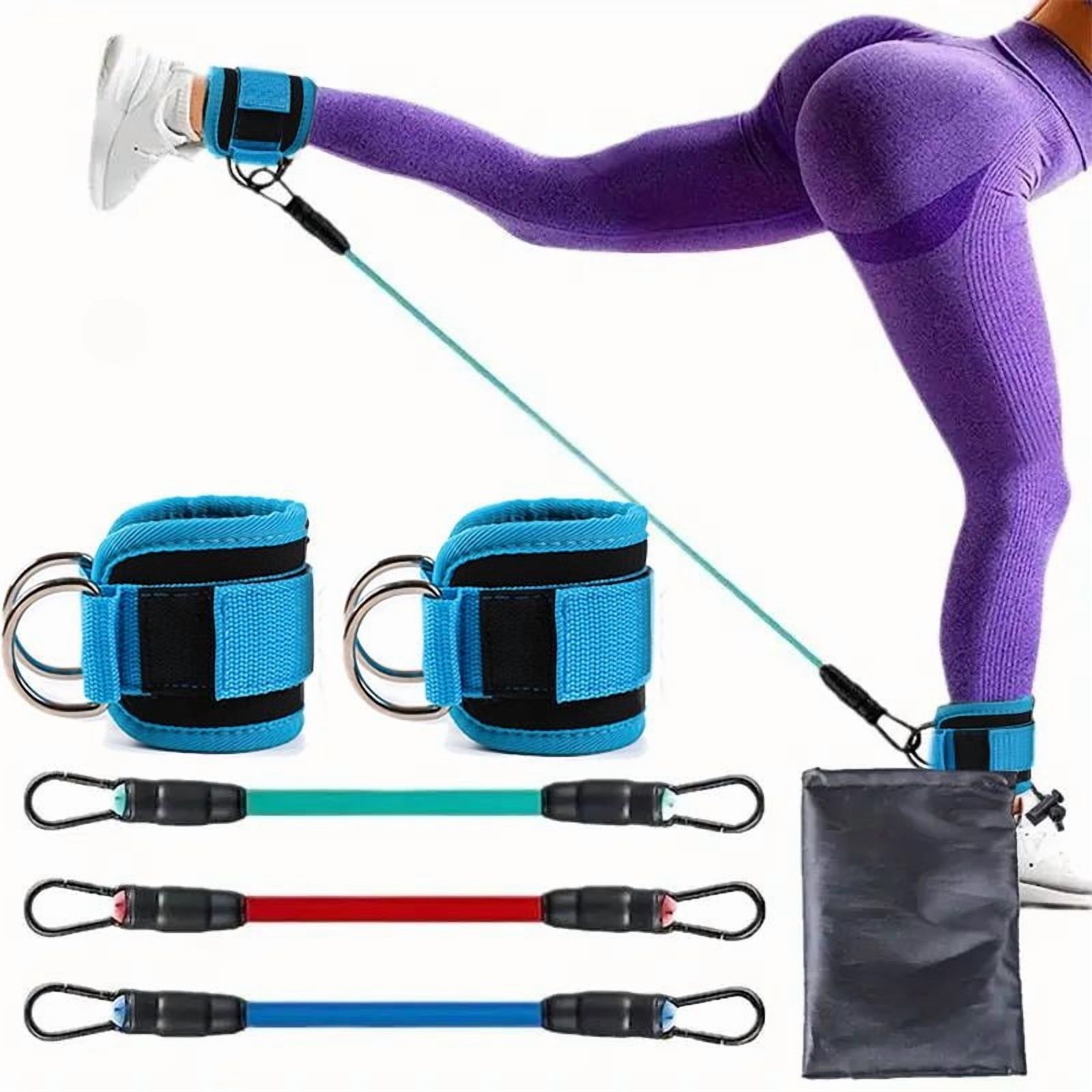 Resistance Bands, 5-Pack Ankle Band Set for Leg and Hip Training – TPE ...