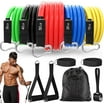 ATENTO Shoulder Rehab Pulley System with Foam Handles, Door Strap ...