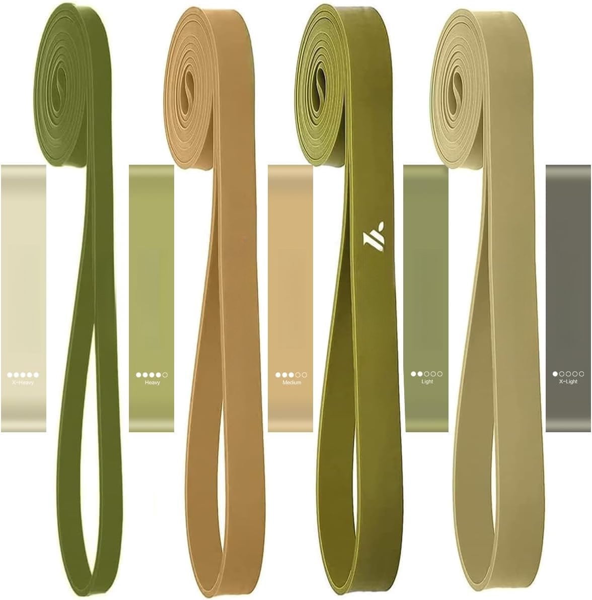 Resistance Bands, Exercise Bands with Handles,Pull Up Assist Bands ...