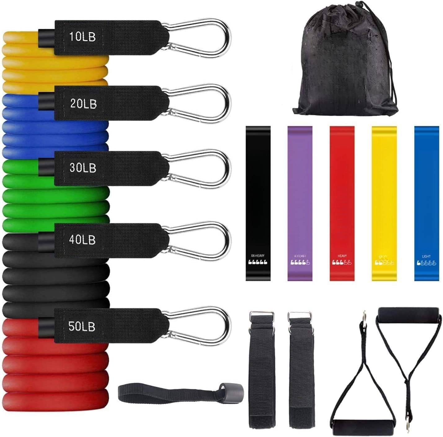 Resistance Bands, Exercise Bands，Resistance Bands for Working Out, Work ...