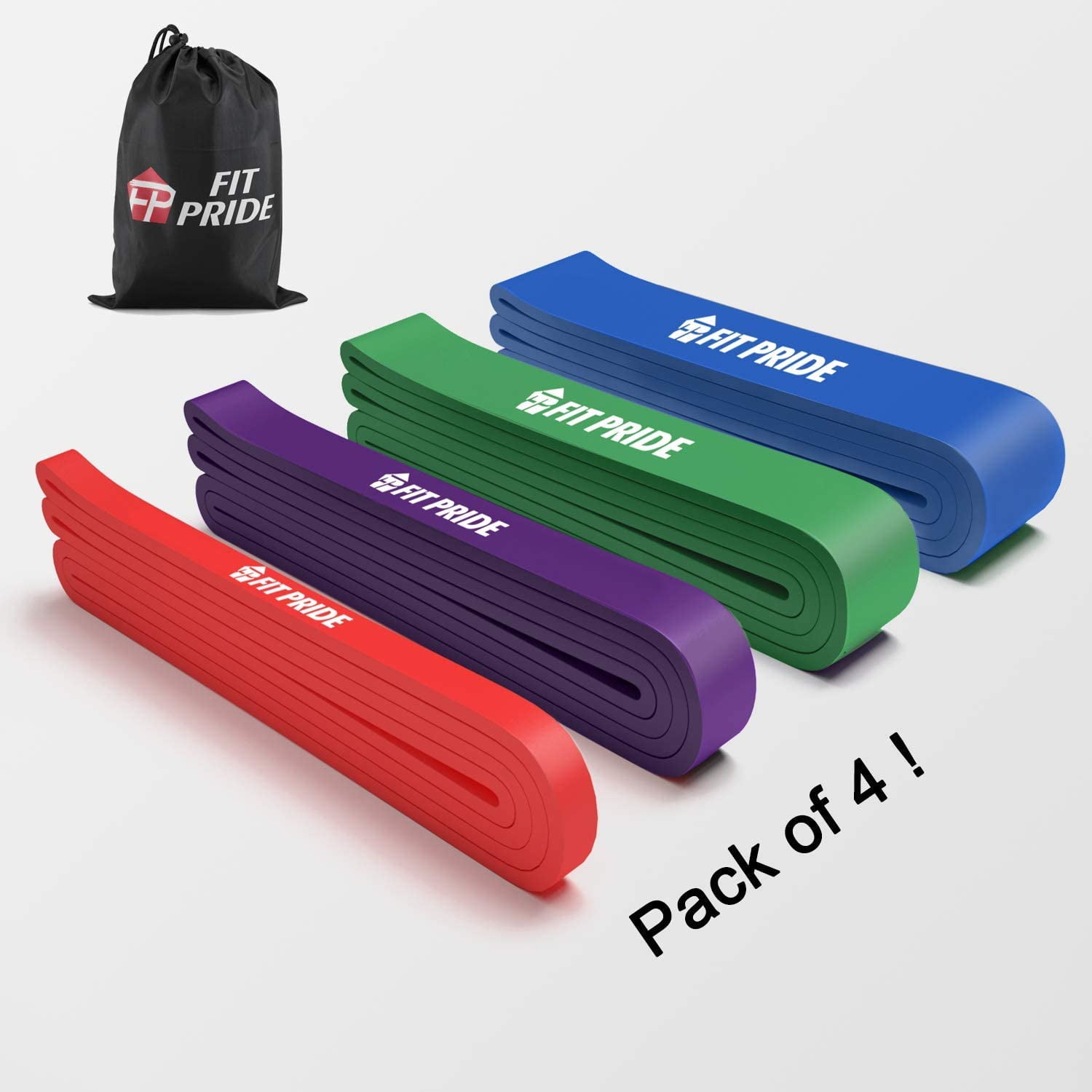 F.I.T. Resistance Bands Exercise Loop Bands For Strength Training And ...