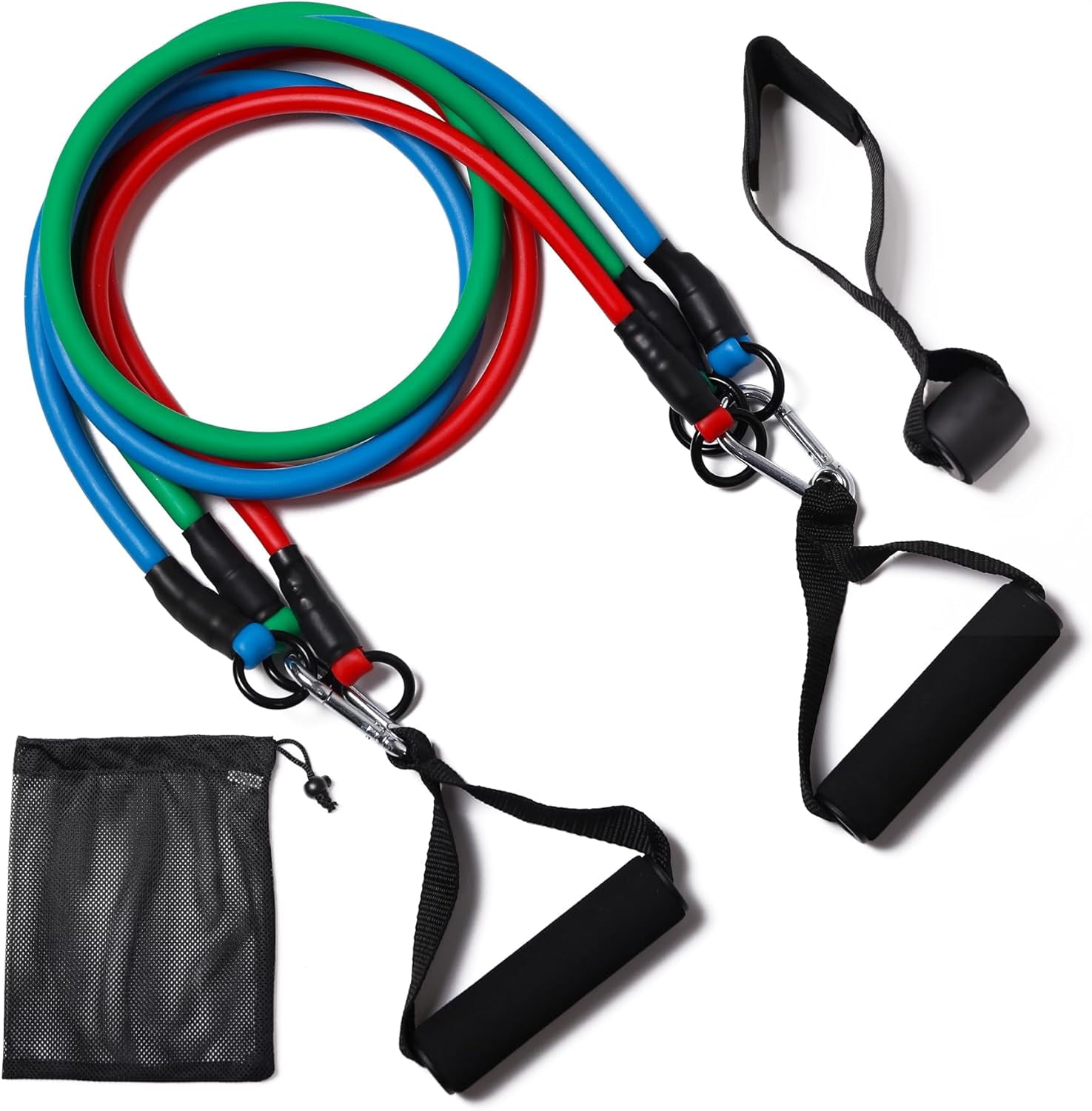 Resistance Bands with Handles, Single Resistance Bands, Exercise Bands ...