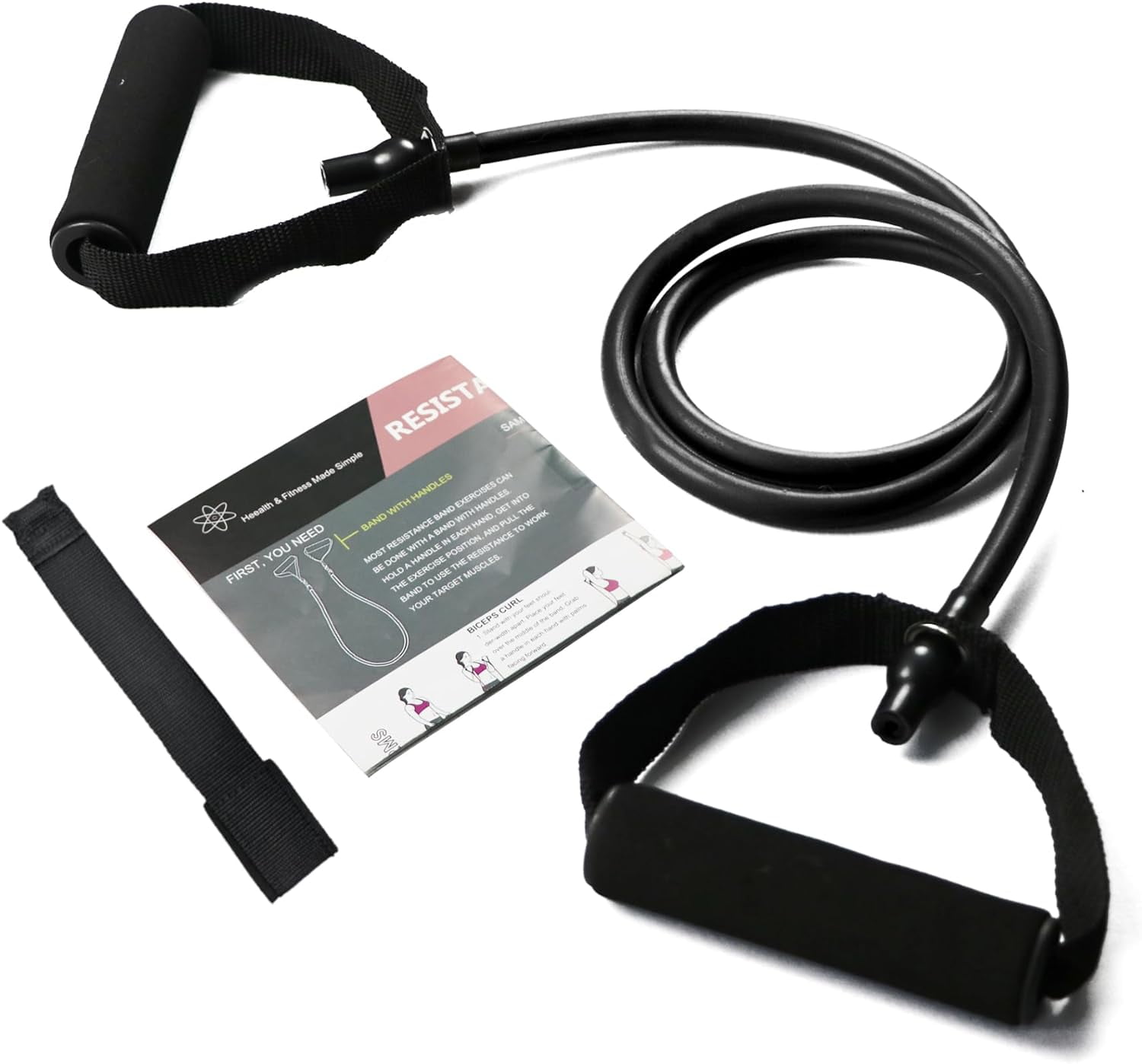 Resistance Bands with Handles, Single Resistance Bands, Exercise Bands ...