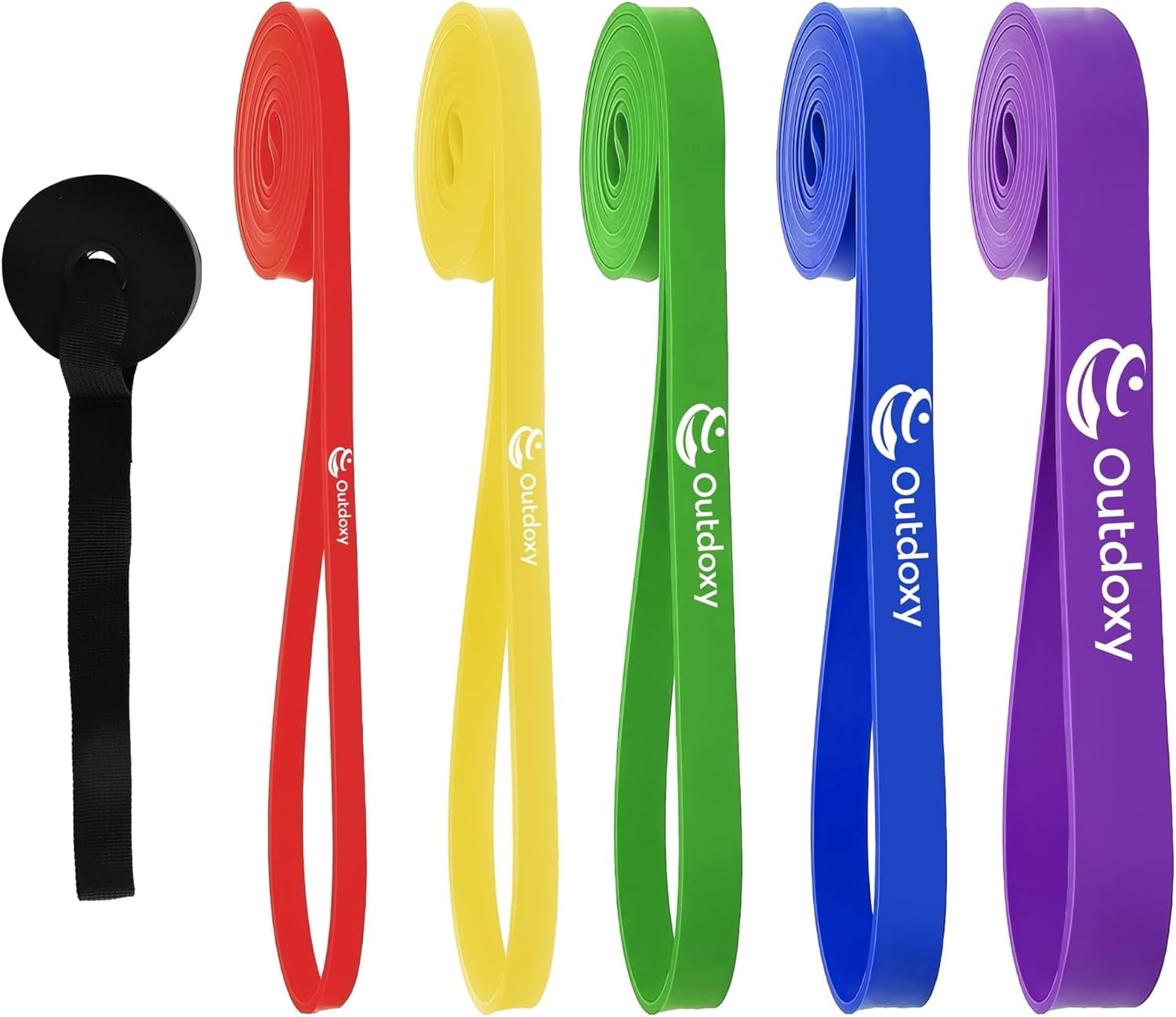 Resistance Bands, Pull Up Assistance Bands Set of 5(4), Exercise Bands ...