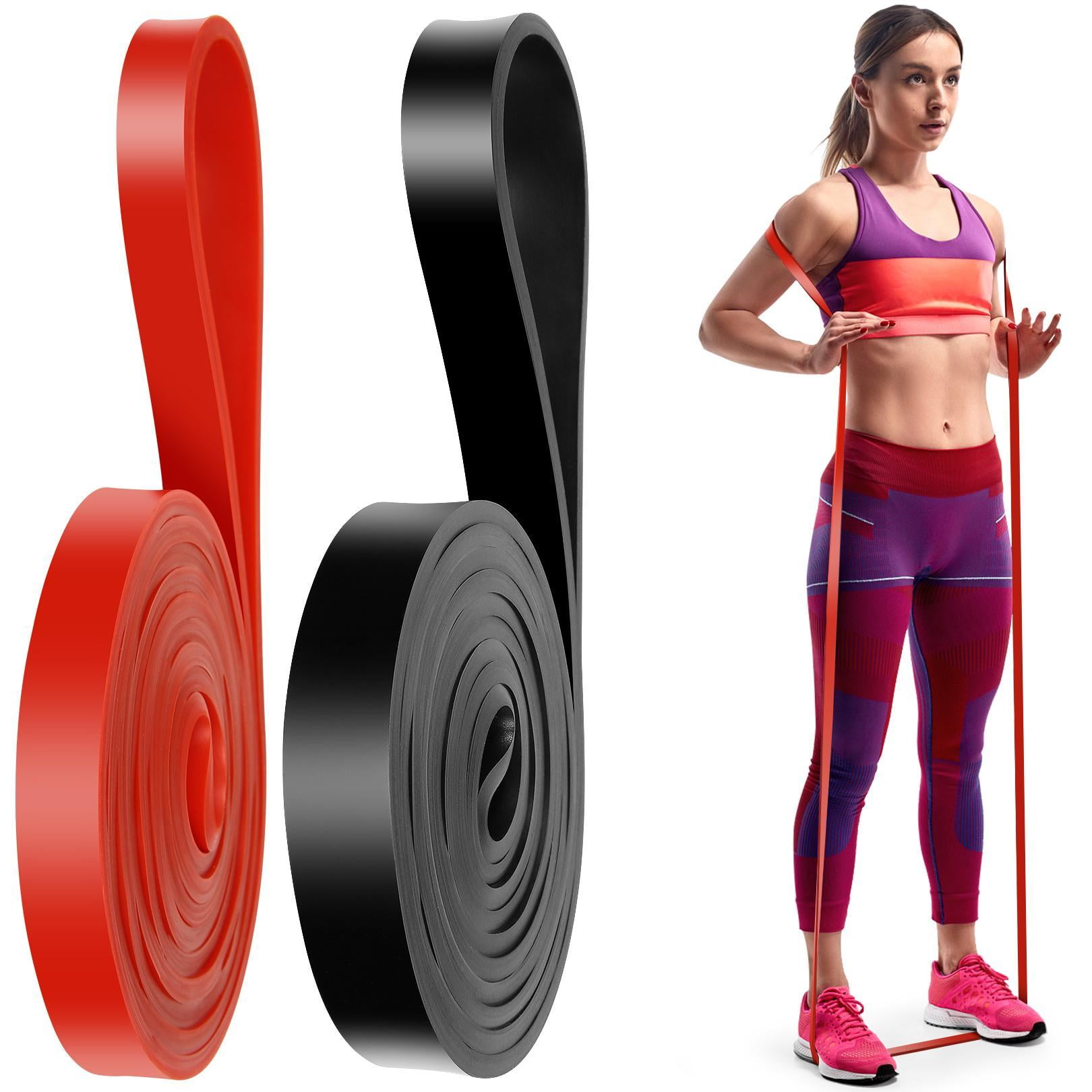 Resistance Band Set,Exercise Workout Bands for Body Stretching, Working Out, Shape Body, Men ...