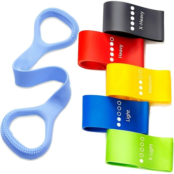Resistance Bands for Working Out 6 Pack Resistance Bands for Arms ...