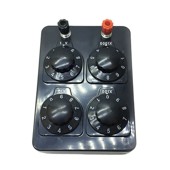 Resistance Box 4 Settings Adjustable Resistor Box 9999 Ohm Electrical ...