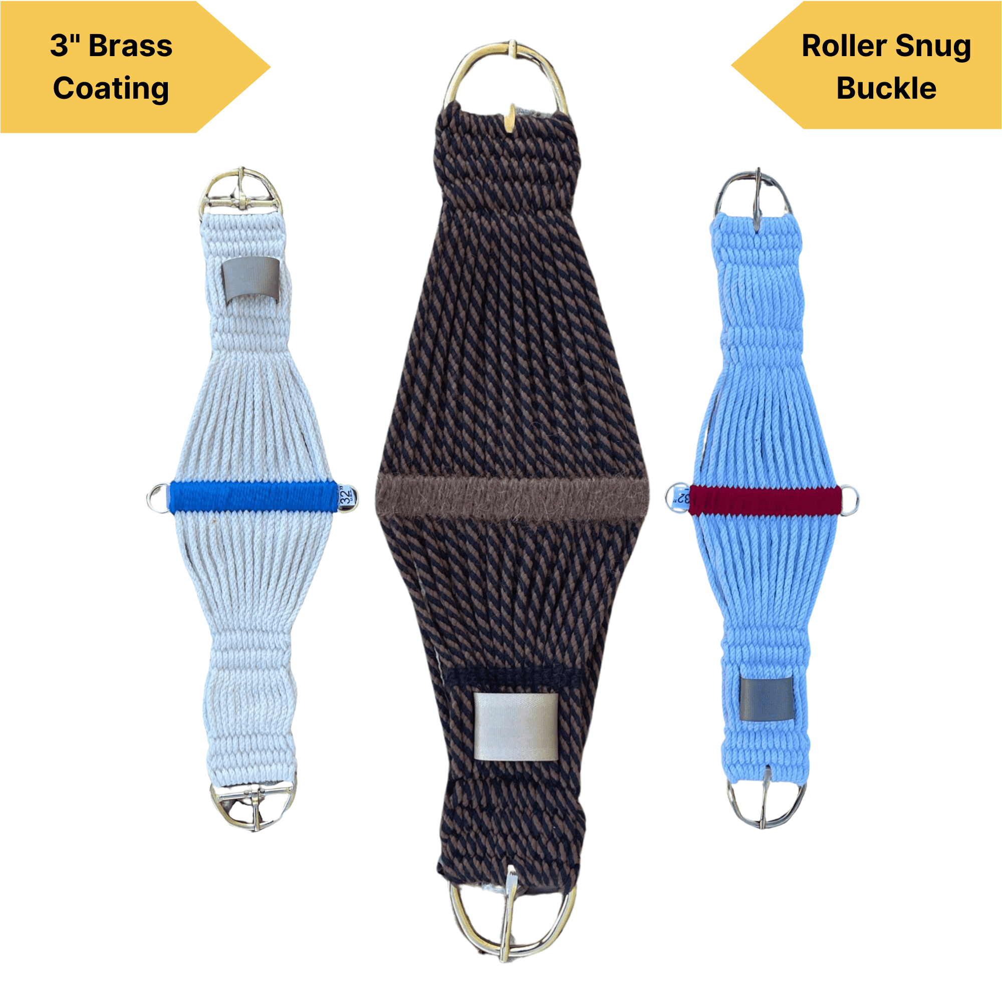 Resistance Cinch – Poly, Wool & Bamboo Blend | 3” Brass Coating, 25 ...