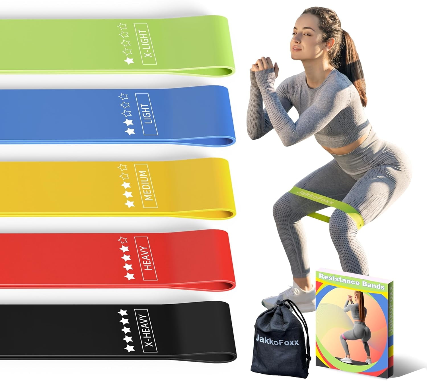Resistance Loop Exercise Bands Exercise Bands for Home Fitness ...