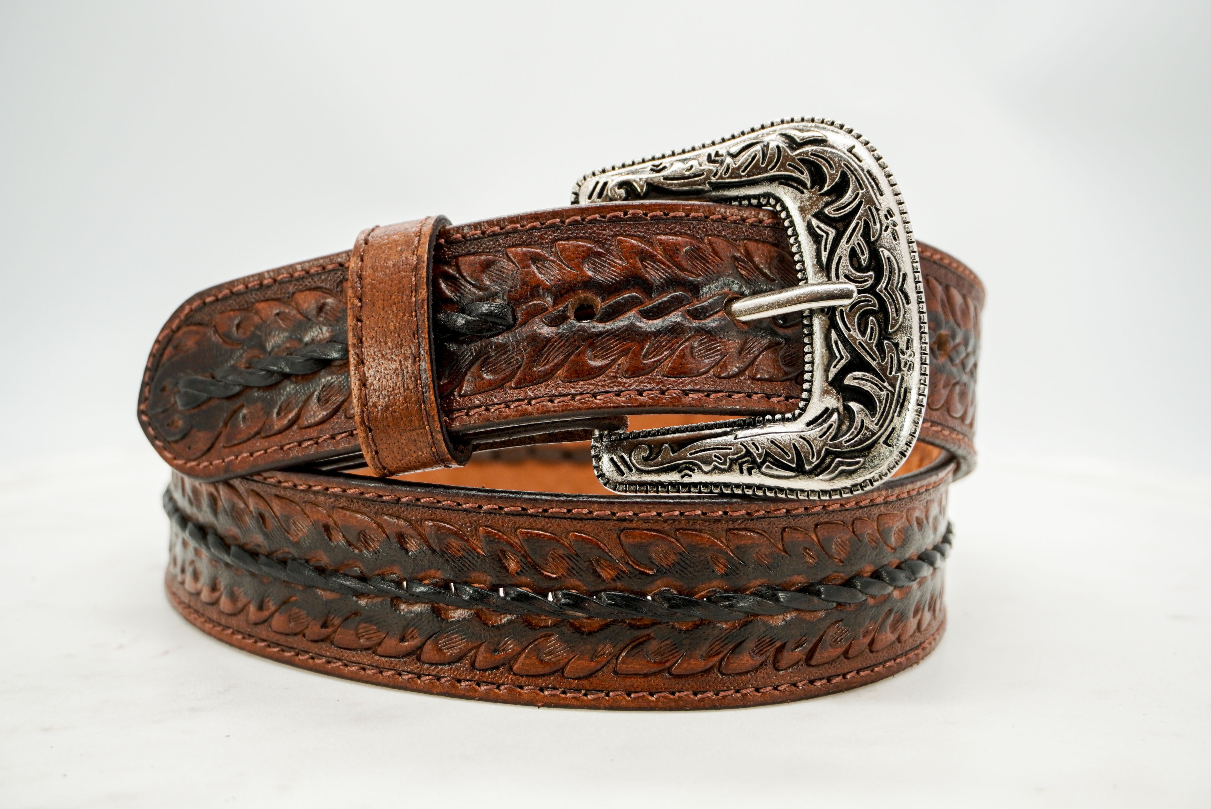 Resistance Premium Leather Western Cowboy Belts With Buckle – Stylish ...