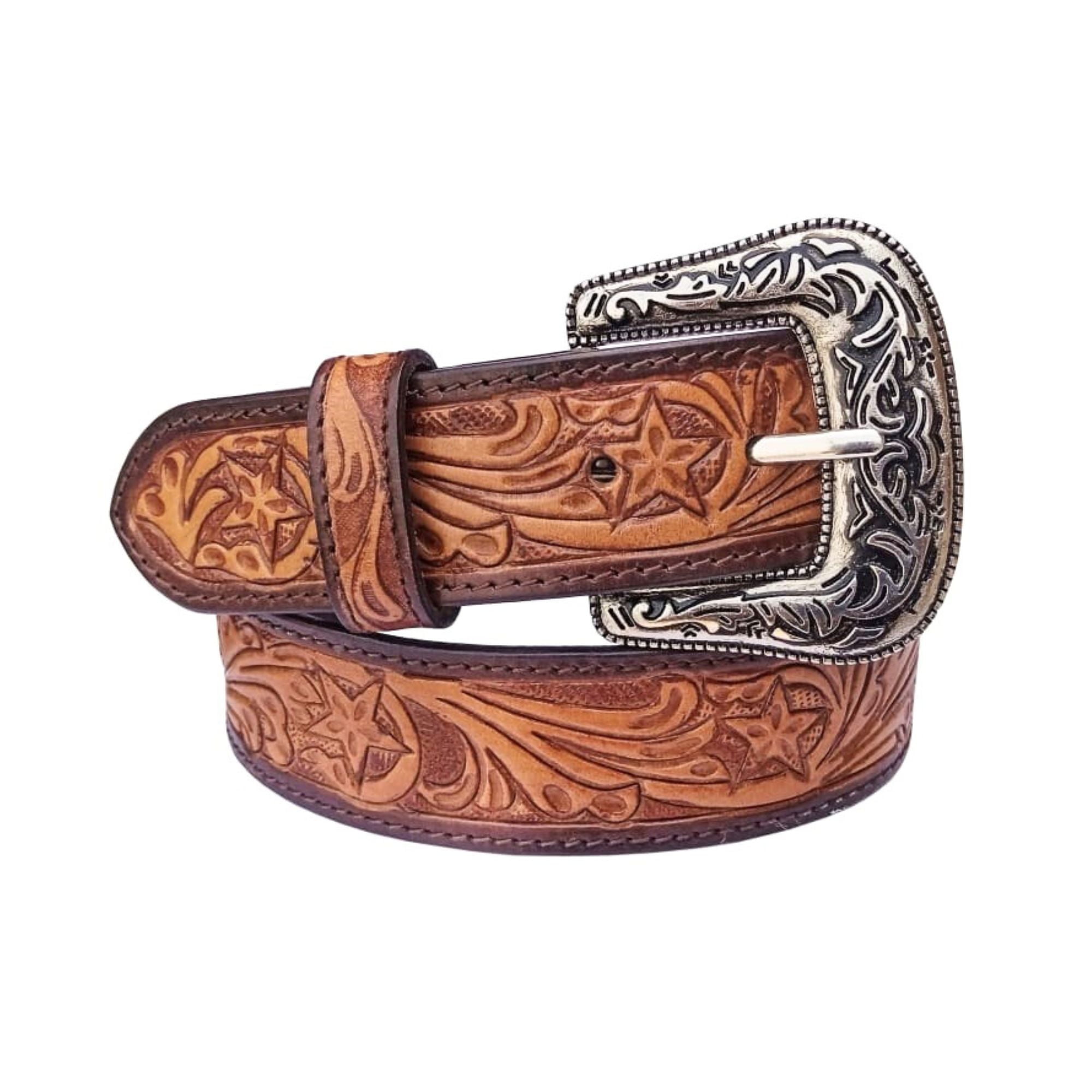 Resistance Premium Leather Western Cowboy Belts With Buckle – Stylish ...