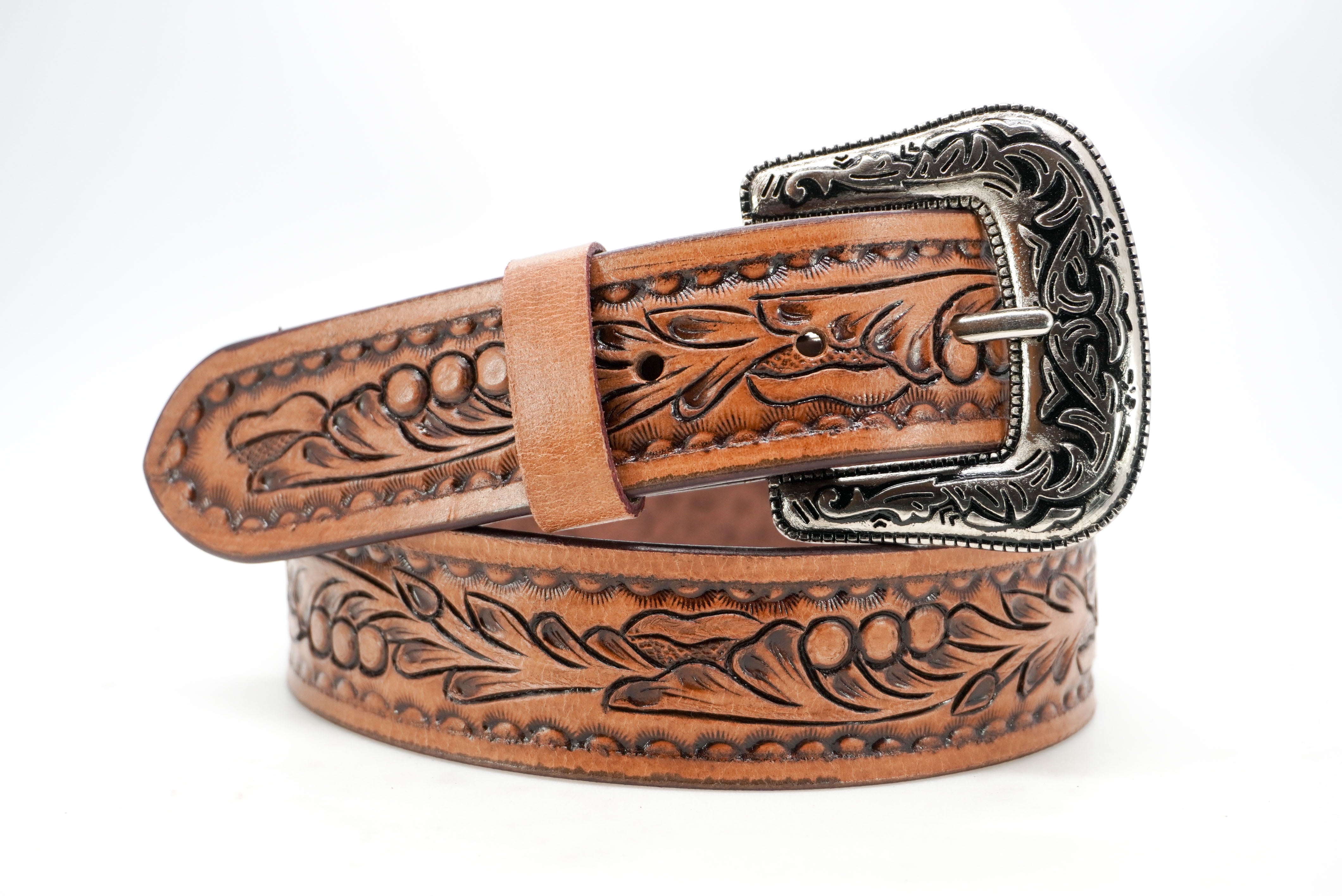 Resistance Premium Leather Western Cowboy Belts With Buckle – Stylish ...