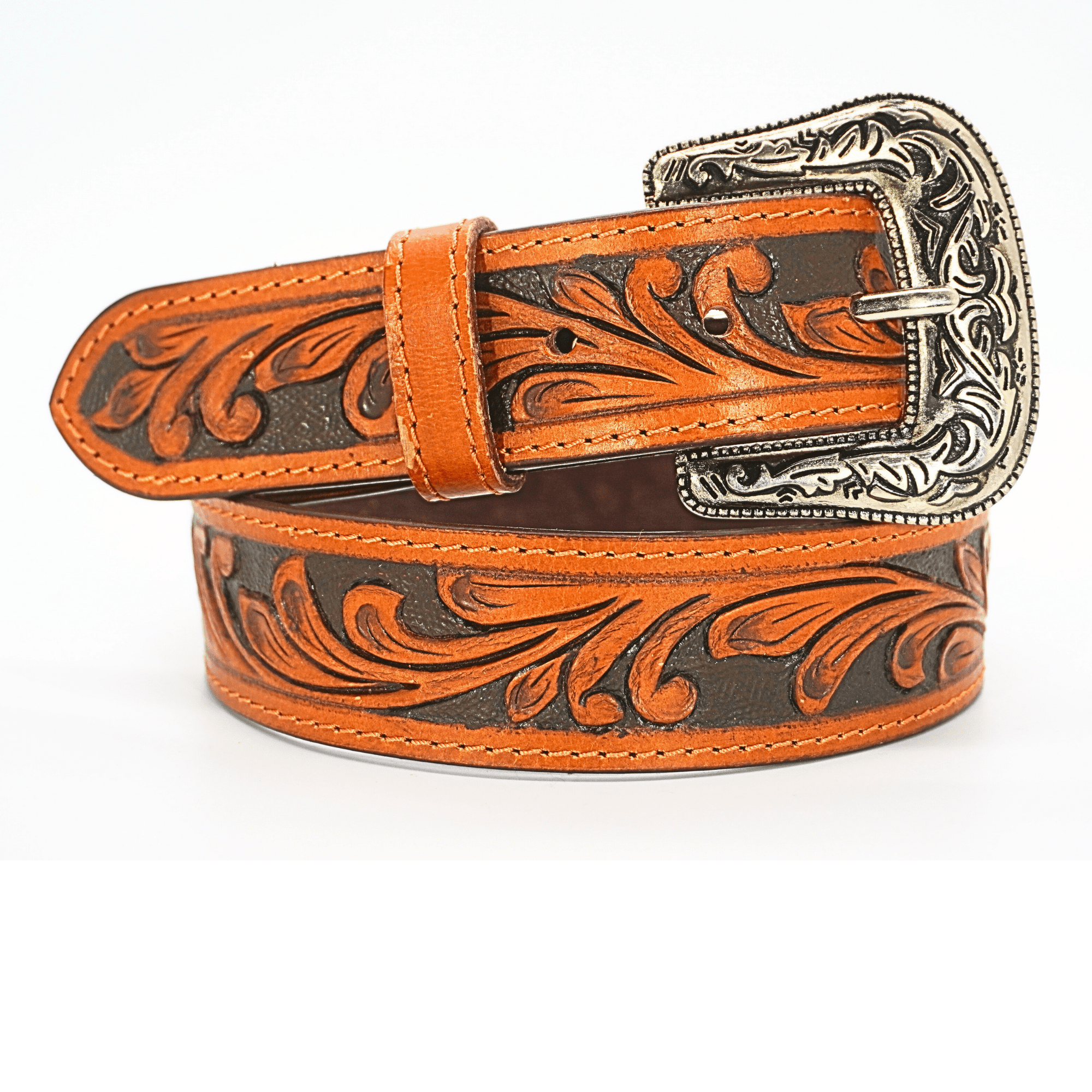 Resistance Premium Leather Western Cowboy Belts With Buckle – Stylish ...