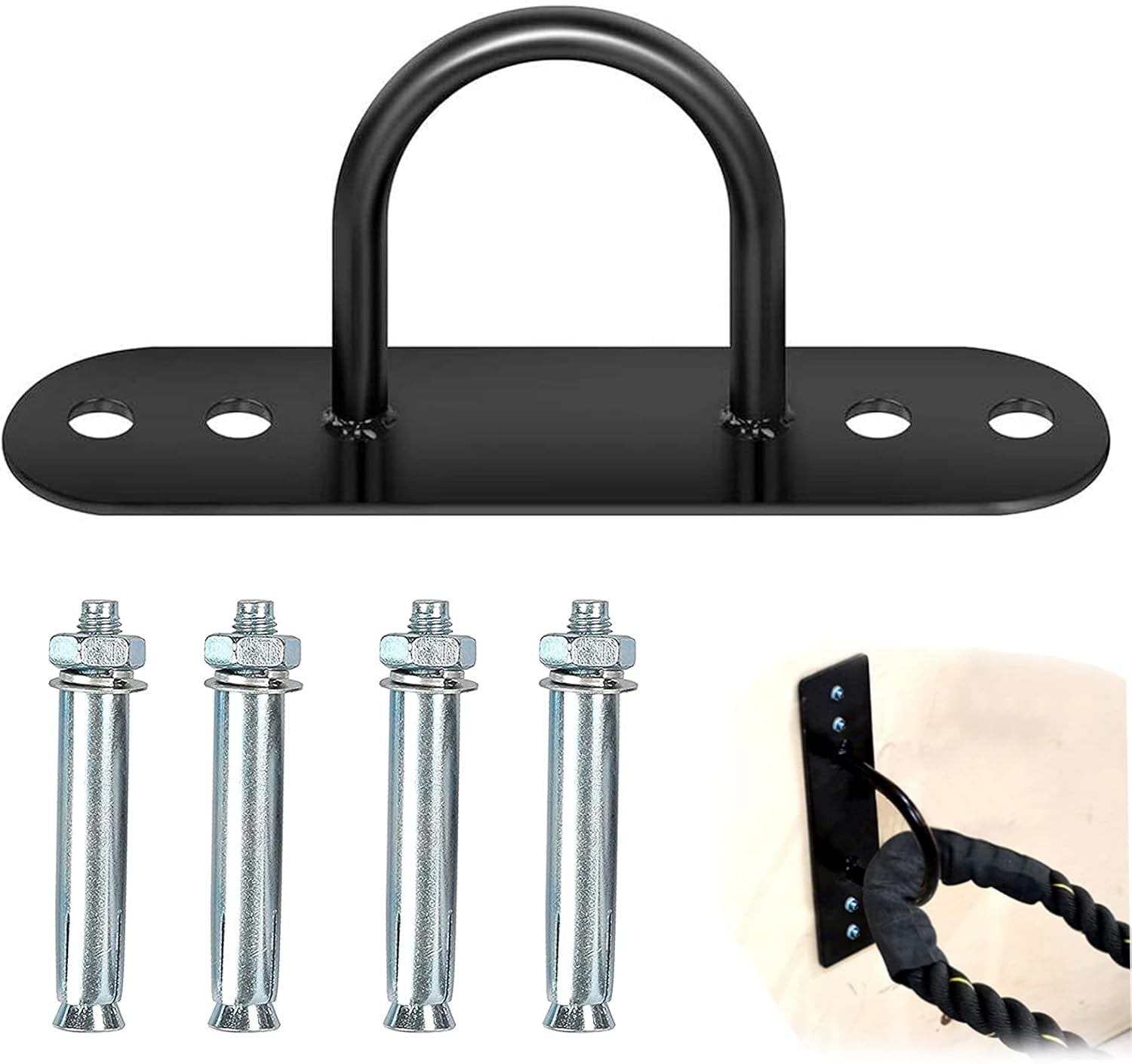 Resistance Trainer Wall Mount For Indoor Outdoor Workout, Strong ...