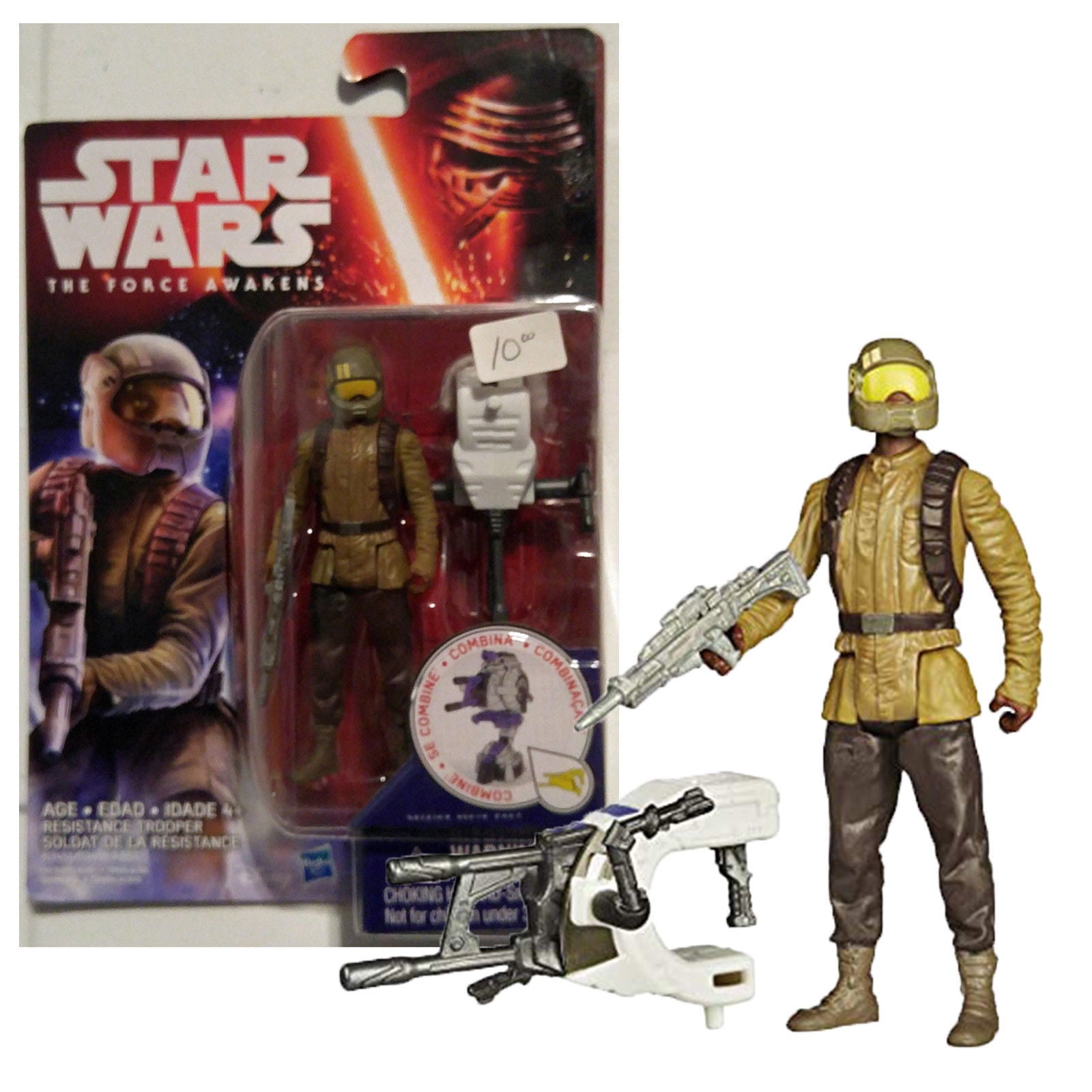 Resistance Trooper Star Wars Action Figure 3.75" Force Awakens Hasbro ...