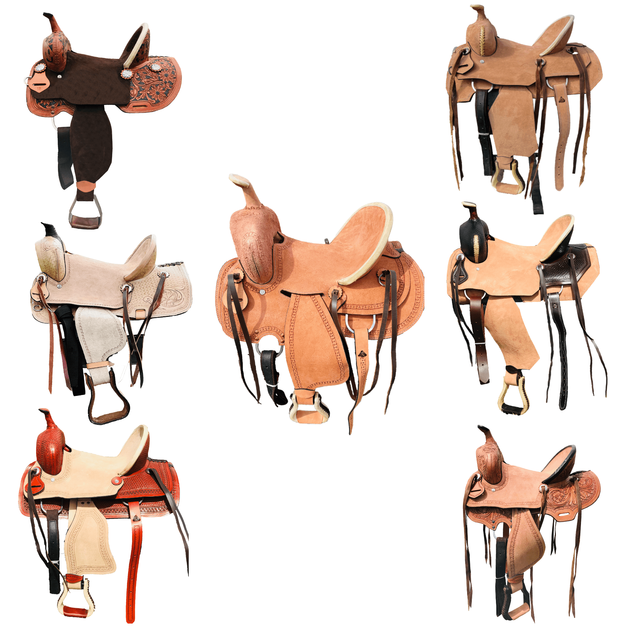 Resistance Western Kids/Youth Roughout Ranch Saddle - Walmart.com