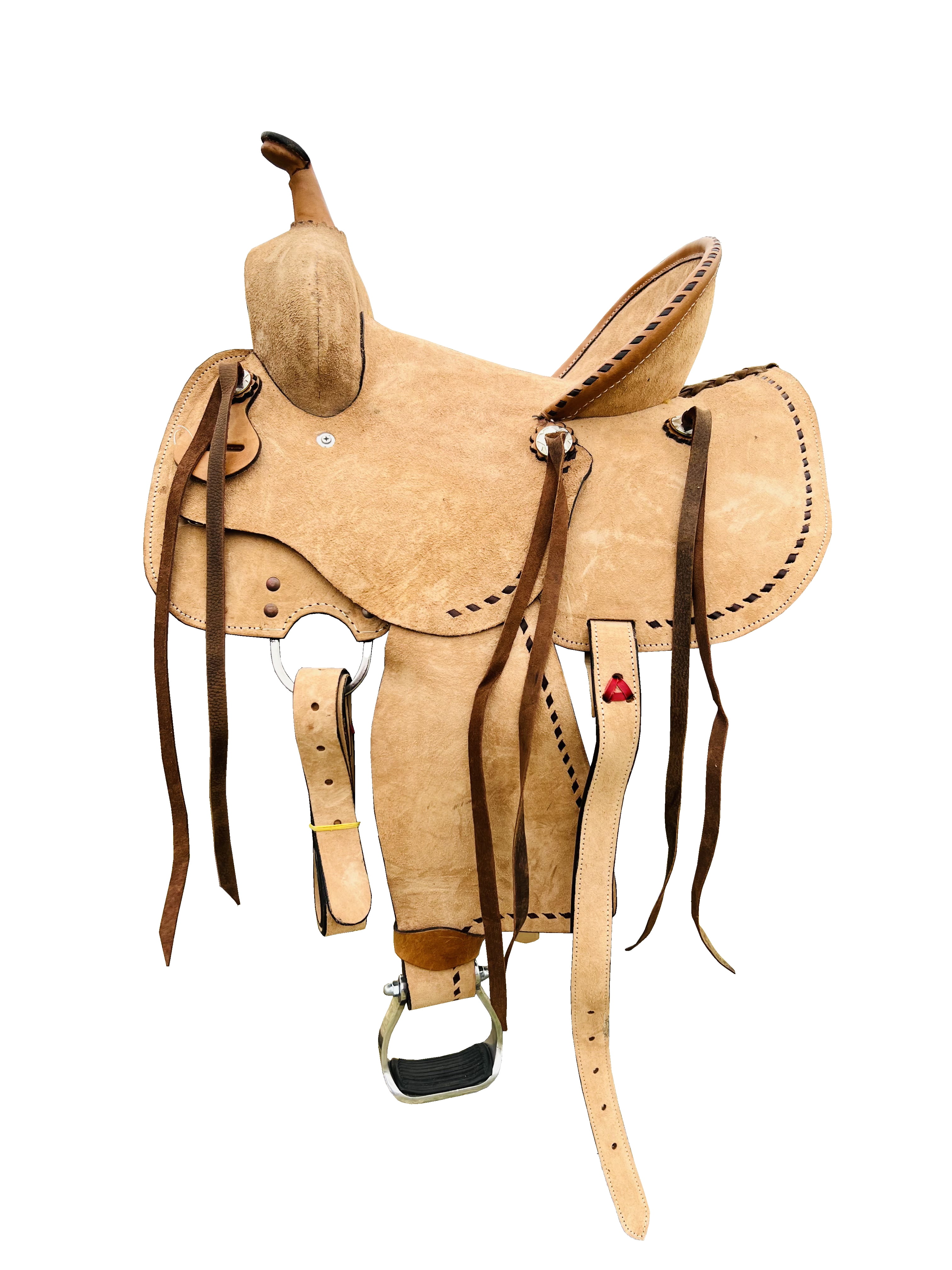 Resistance Youth Western Saddle Leather Horse Barrel Saddle 10" To 13 ...