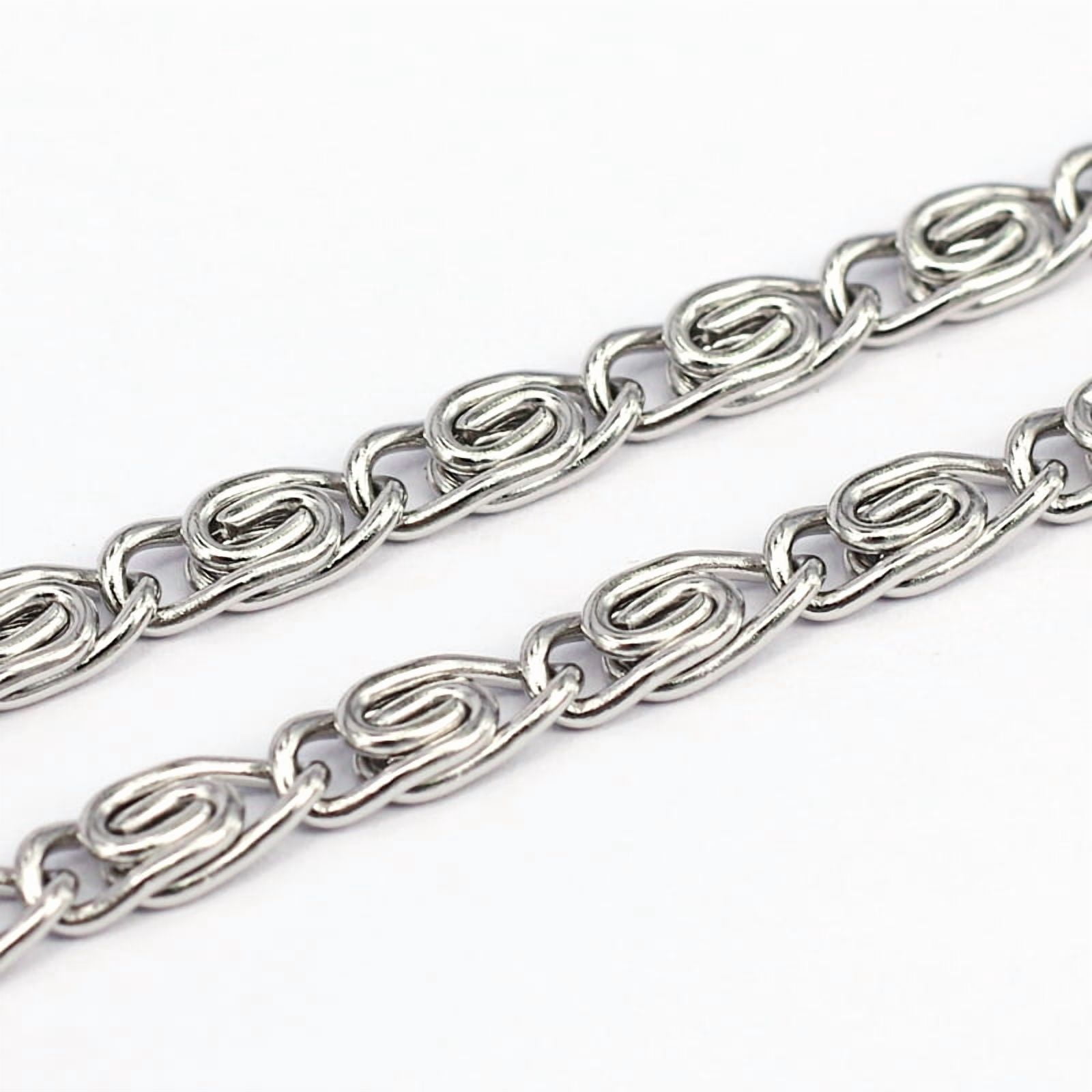 Resistant 304 Stainless Steel Lumachina Chains Soldered Stainless Steel ...