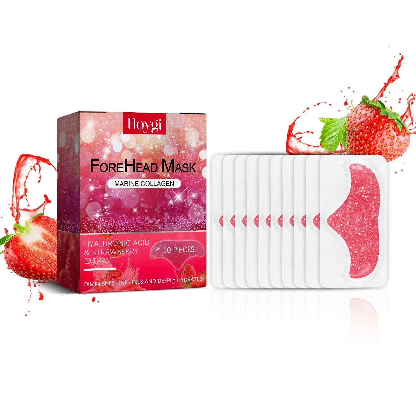 Resistant Aging Forehead Mask Patches with B5 for Wrinkle Reduction and ...