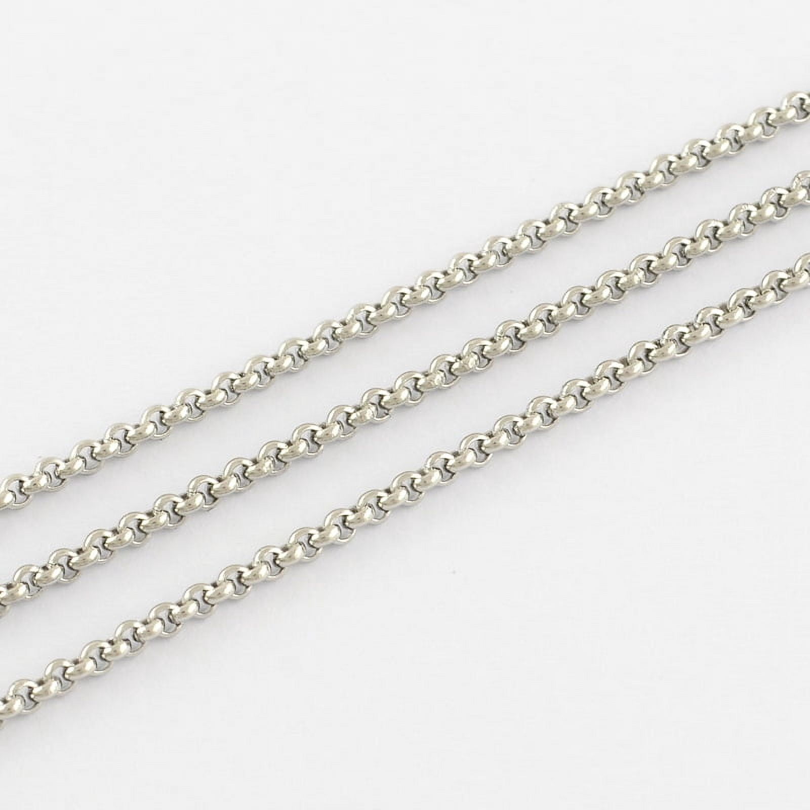 Resistant Unwelded 304 Stainless Steel Chains Belcher Chain with Spool ...