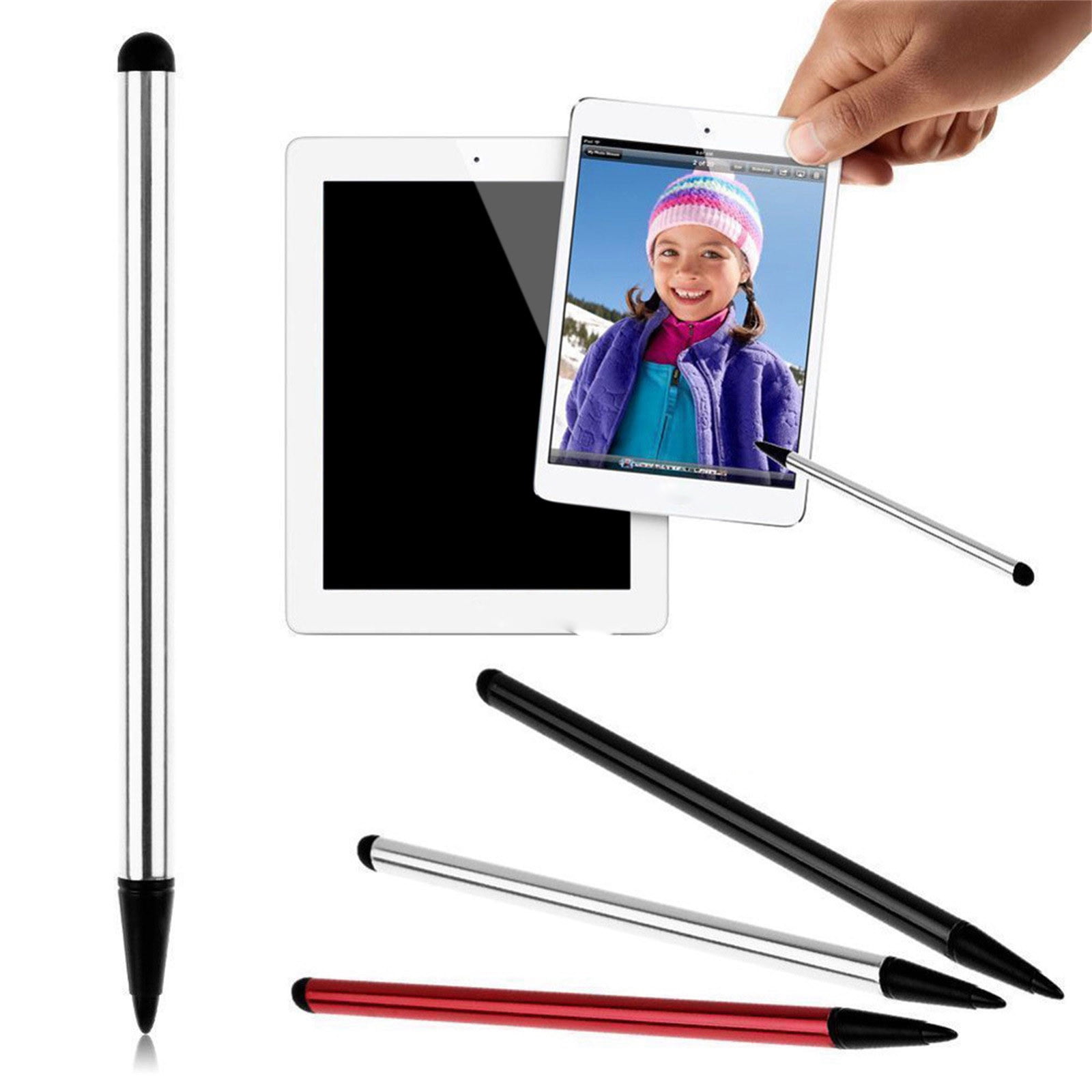 Resistive Capacitive Stylus Pen Set | Double-Ended Soft Rubber Tip ...