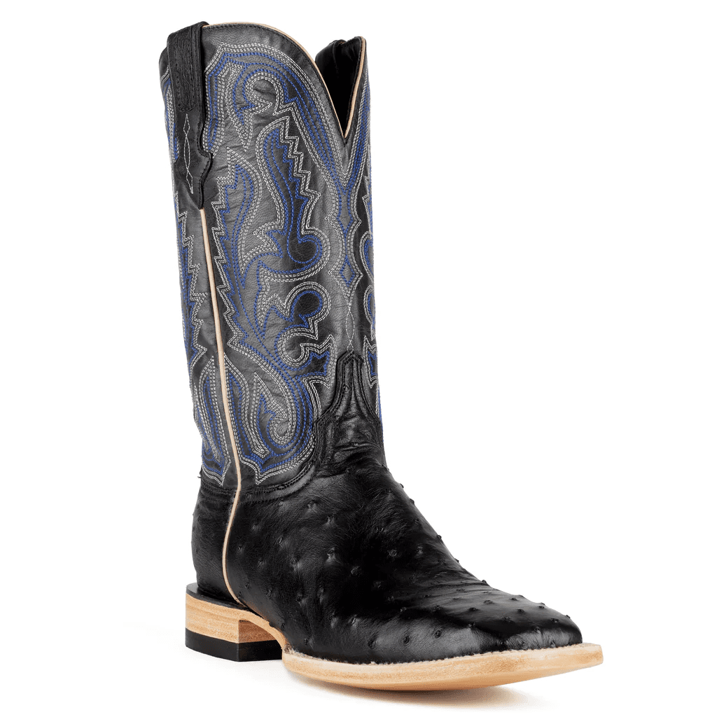 Resistol Black Full Quill Ostrich - Boot Mens Western - Rb0101012Ss ...