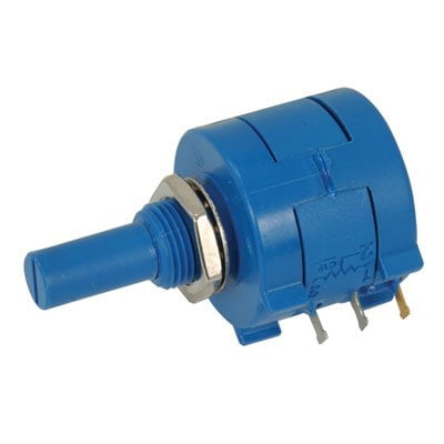 Resistor Wirewound Pot 10k Ohm 5% 2 Watt 6.34mm Solder Lug Panel Mount ...