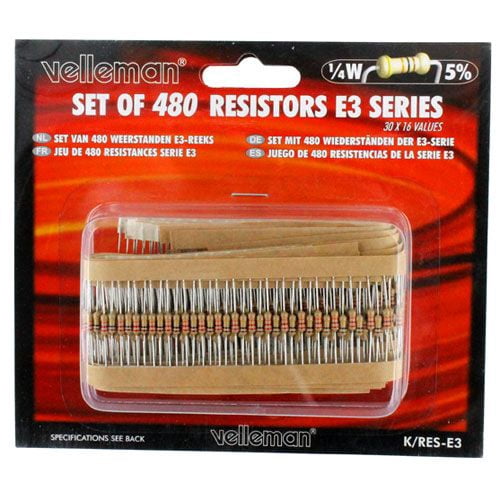 Resistors Set - Assorted 480pcs - Walmart.com