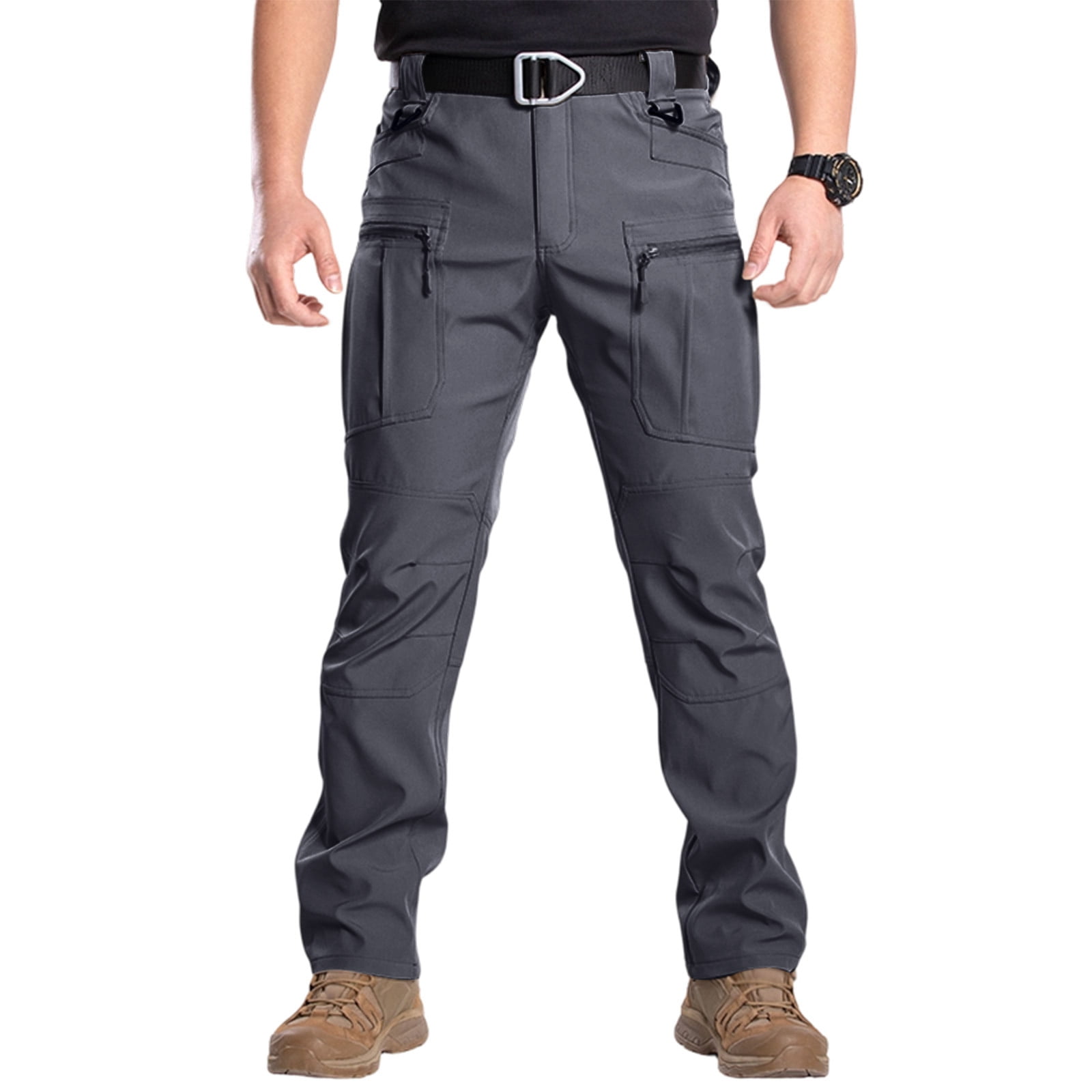 Resivox Men's Tactical Pants Water Resistant Ripstop Cargo Work ...