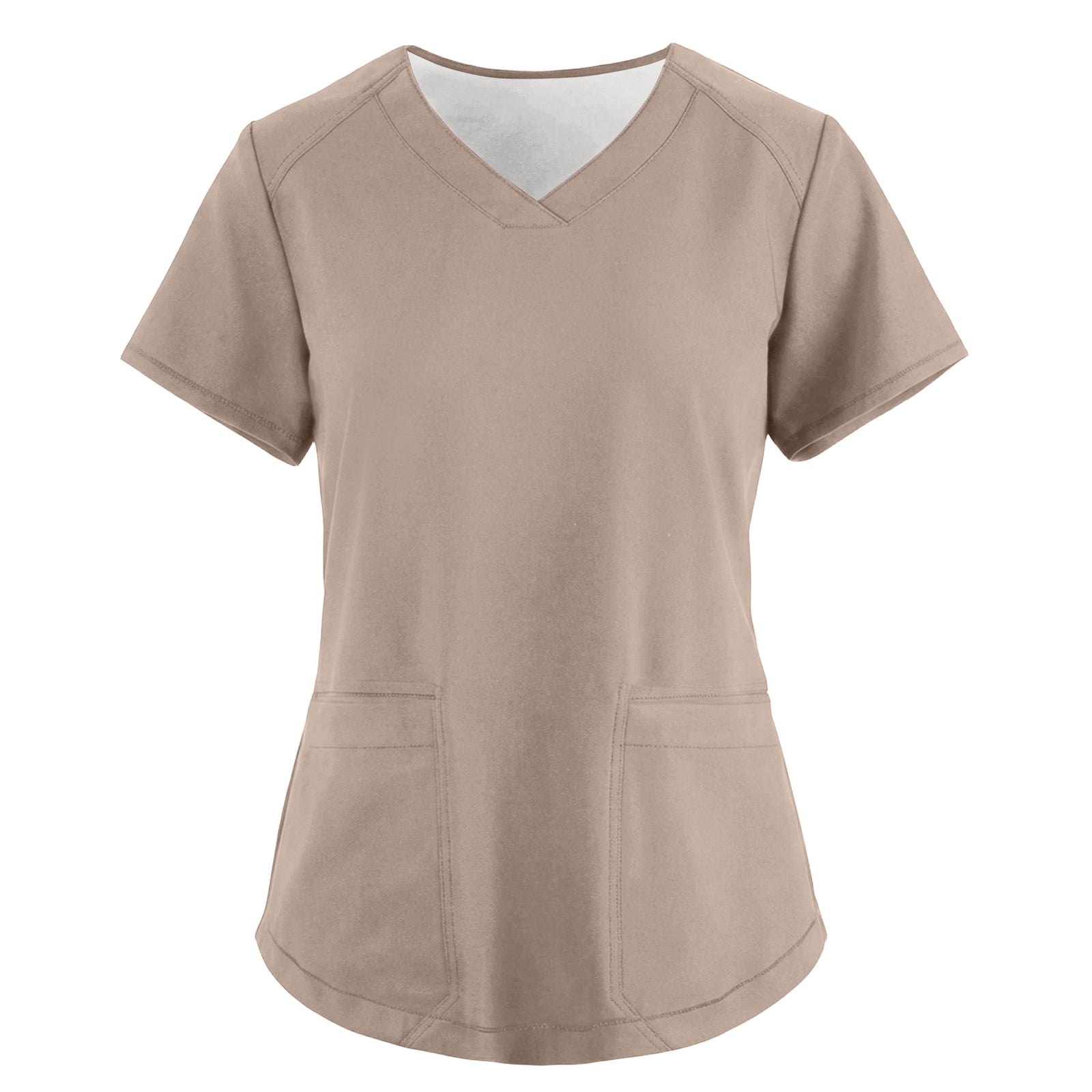 Resivox Scrubs for Women Plus Size Medical Scrubs Stretchy V-Neck Scrub ...