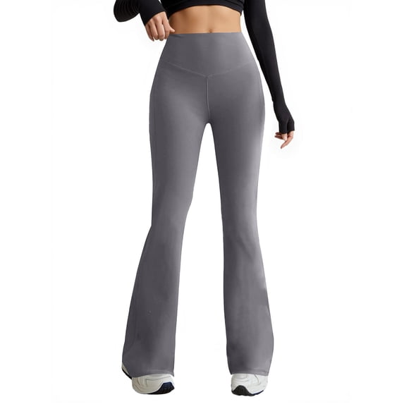 Resivox Women's High Waisted Wide Leg Yoga Pants with Pockets ...