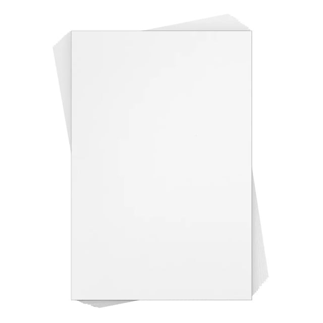 Reskid 100 Pack of 11x14 Poster Board - 110LB Premium Smooth White ...
