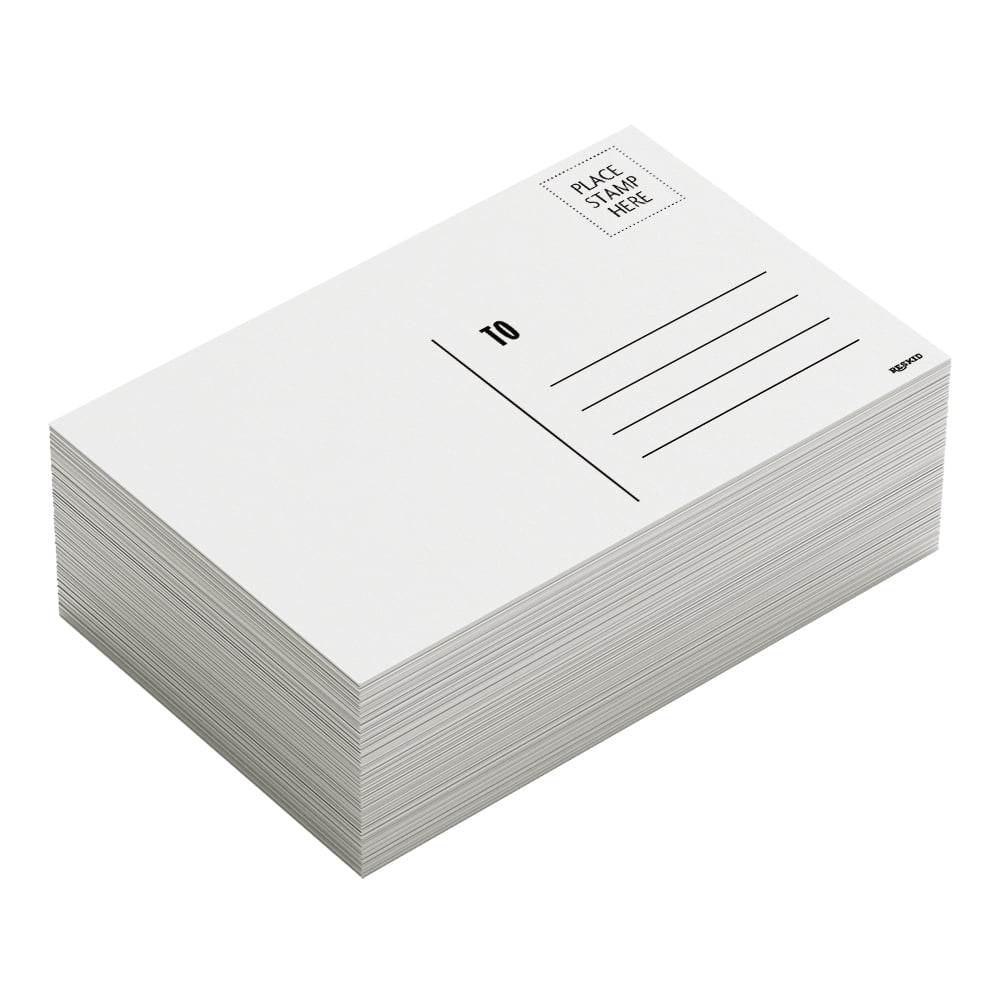 Reskid Blank Postcards for Mailing. 500 White 4x6 Blank Post Cards ...