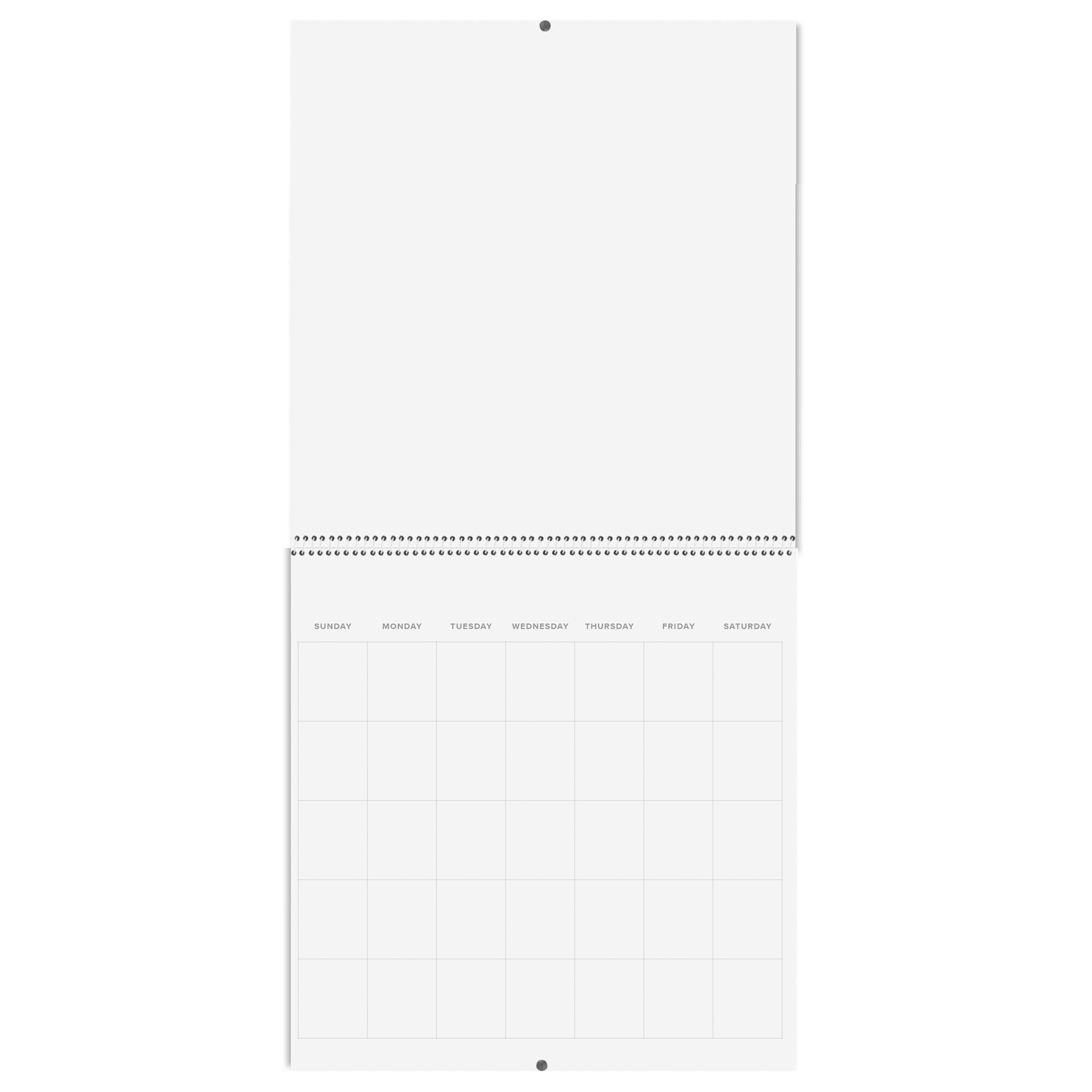 Reskid Blank Scrapbook Wall Calendar - 2-Pack - 80lb Cardstock ...