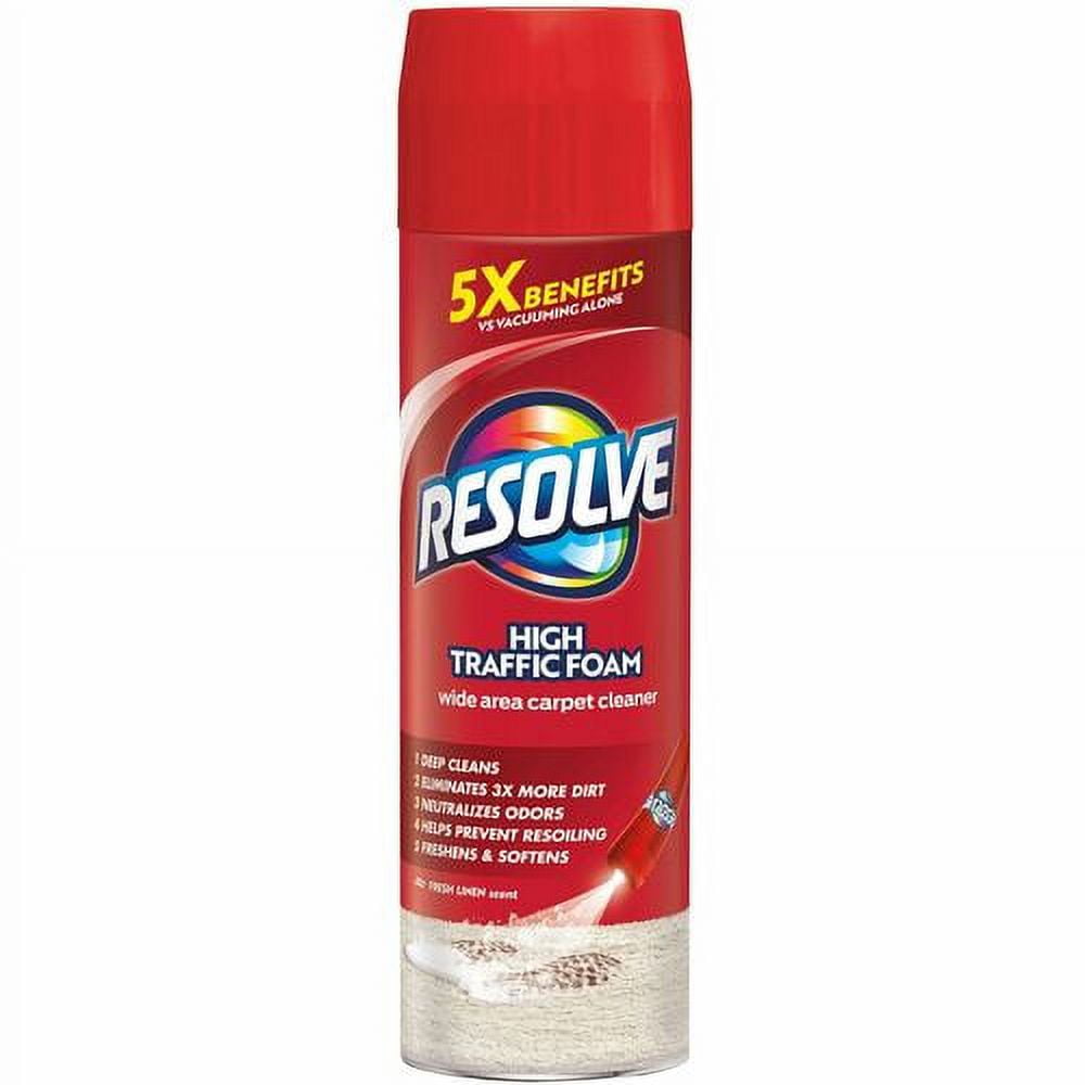 Resolve Carpet Foam - Foam Spray - 22 oz (1.37 lb) - 1 Each - Red, Blue ...