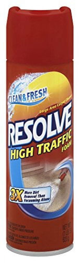Resolve Cleaner Solution High Traffic Carpet Foam, 22 oz (Pack of 3 ...