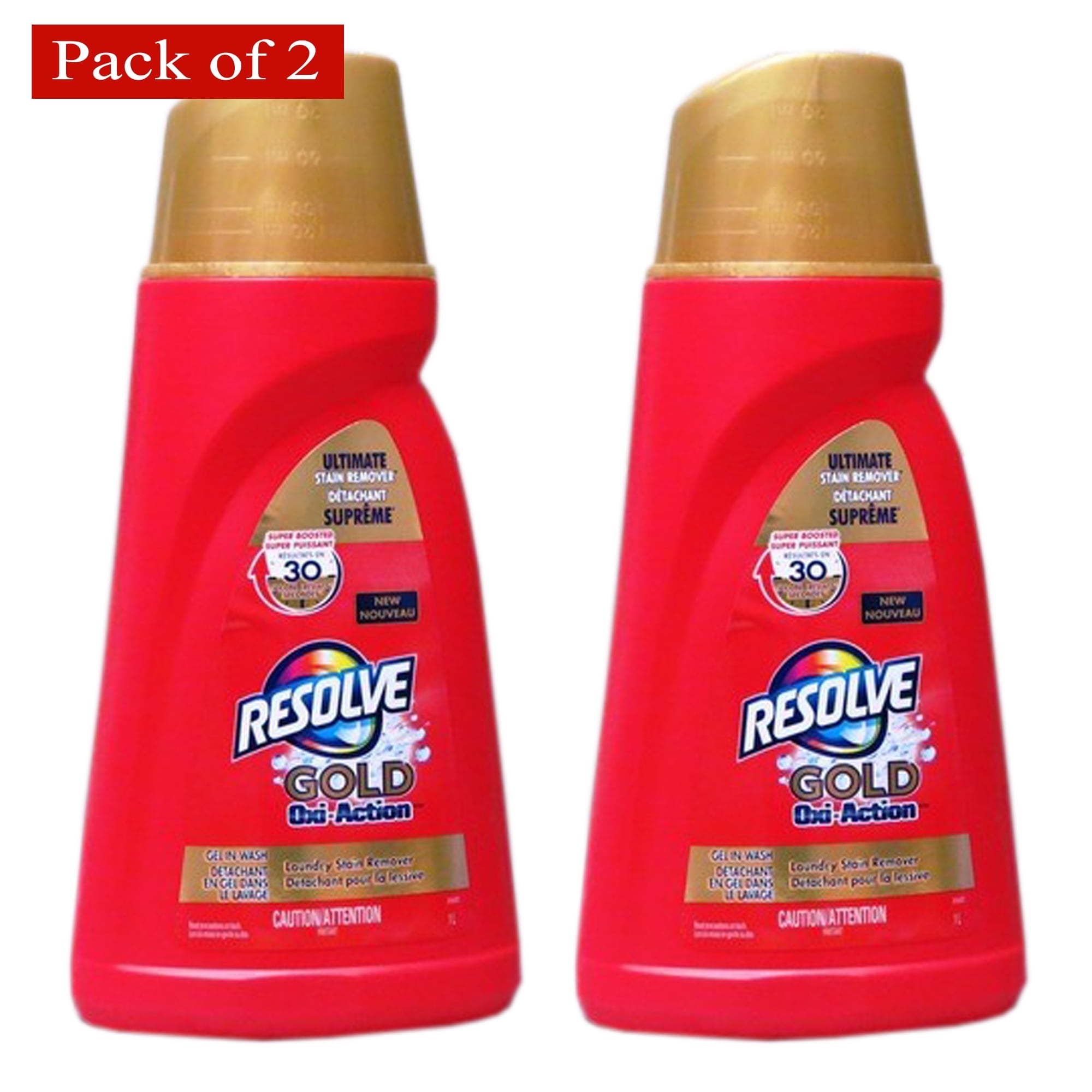 Resolve Laundry Fabric In Wash Gel Cold 1L (Pack of 2) - Walmart.com