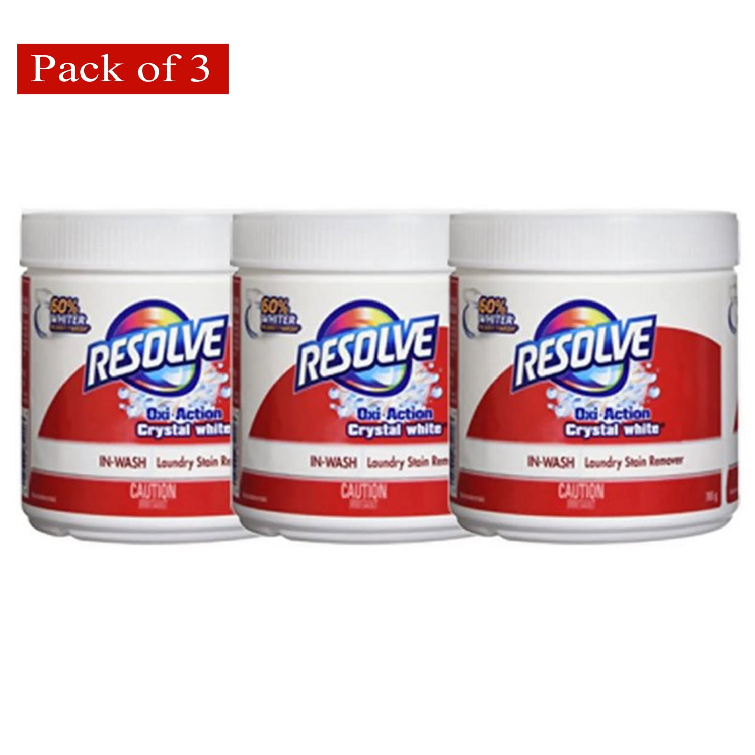 Resolve Oxi Action Crystal White Stain Remover - Pack of 3 - Walmart.com
