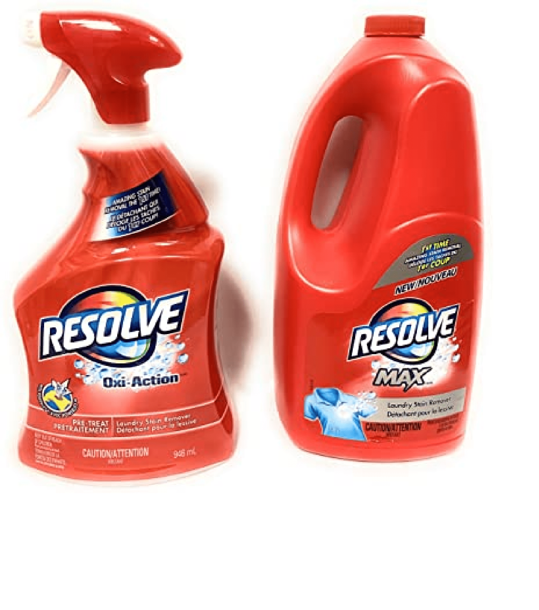 Resolve Oxi-Action (Spray 'N Wash) Trigger & Resolve Max Refill Value ...