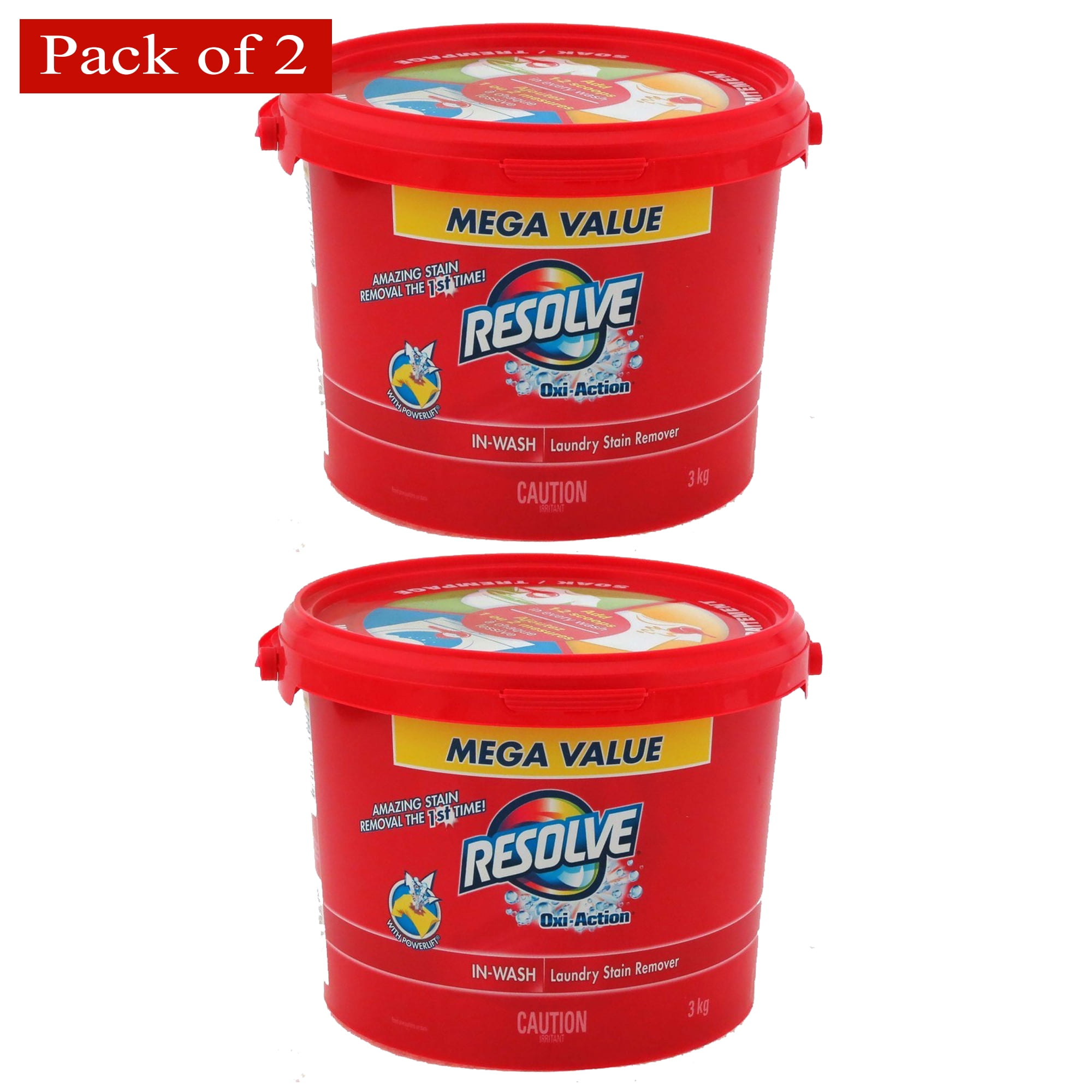Resolve Oxi Action Ultimate Laundry Stain Remover All Colours 3kg (Pack ...