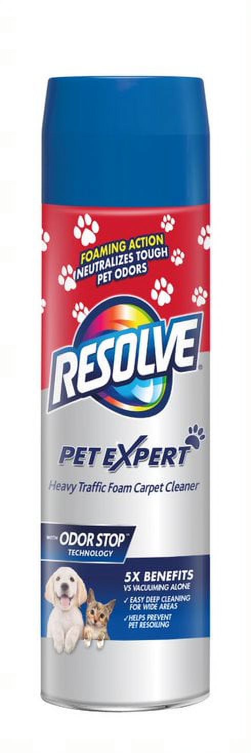 Resolve Pet Expert Easy Clean Carpet Cleaner Gadget + Foam Spray Refill ...