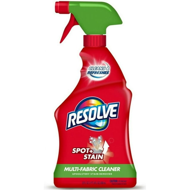 Resolve Upholstery Cleaner & Stain Remover, Multi-Fabric Cleaner 22 oz ...